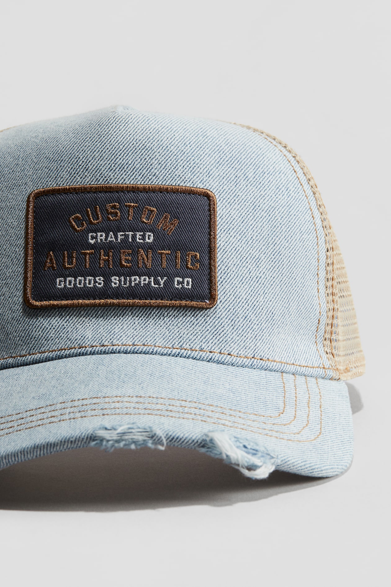 - Denim Trucker Cap - Light denim blue - Kids | H&M US