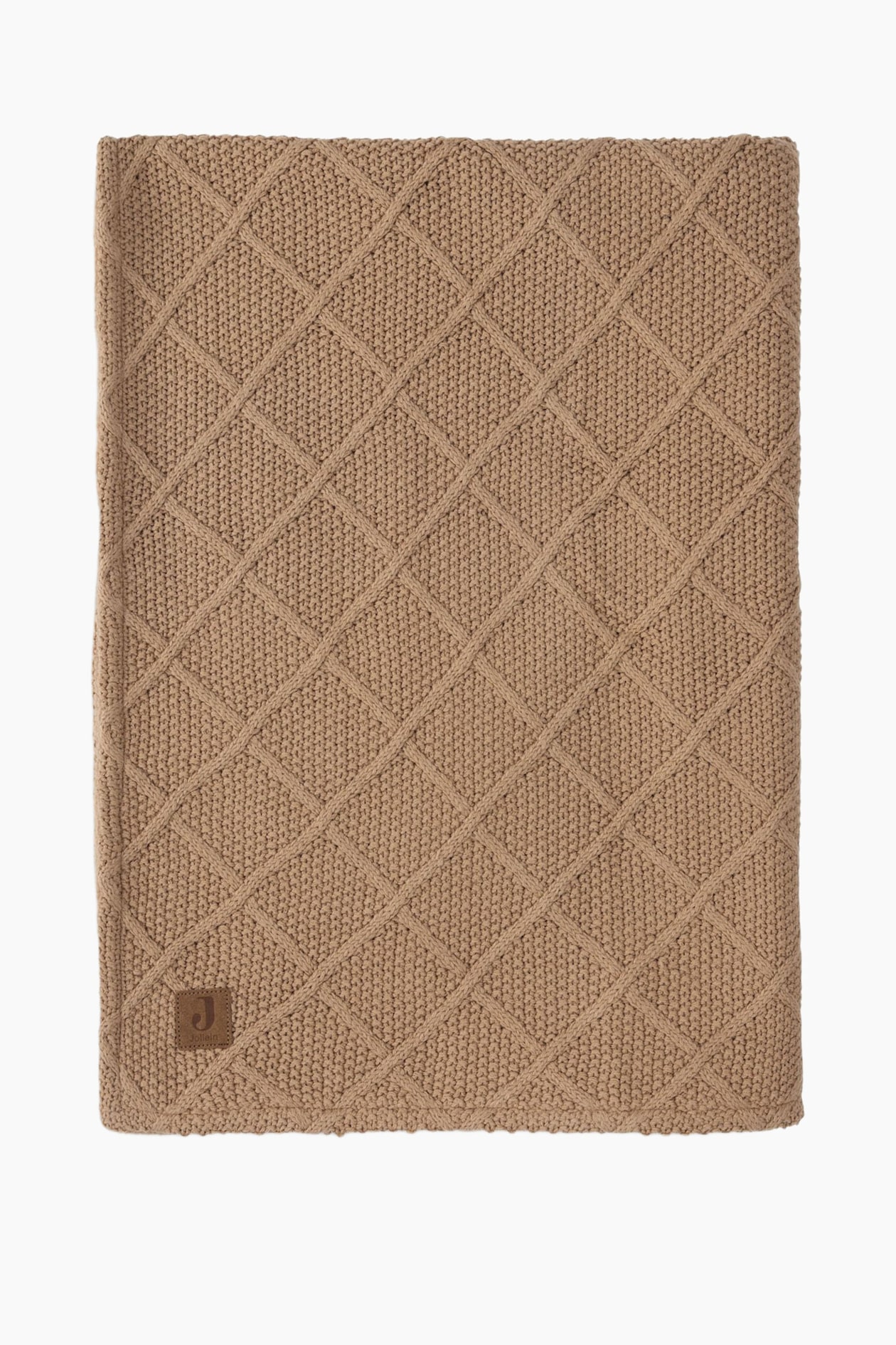 Biscuit Blanket 100x150 - Check Knit at H&M Home | H&M GB
