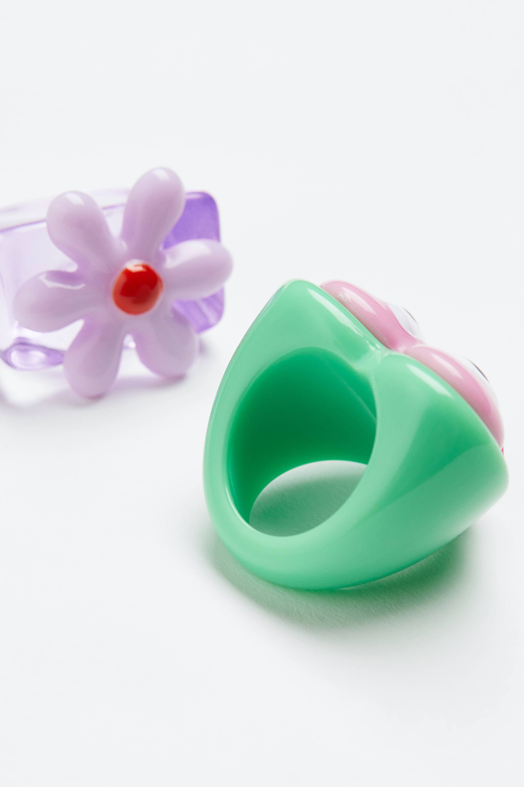 Lilac/green 2-pack Rings for kids | H&M CA