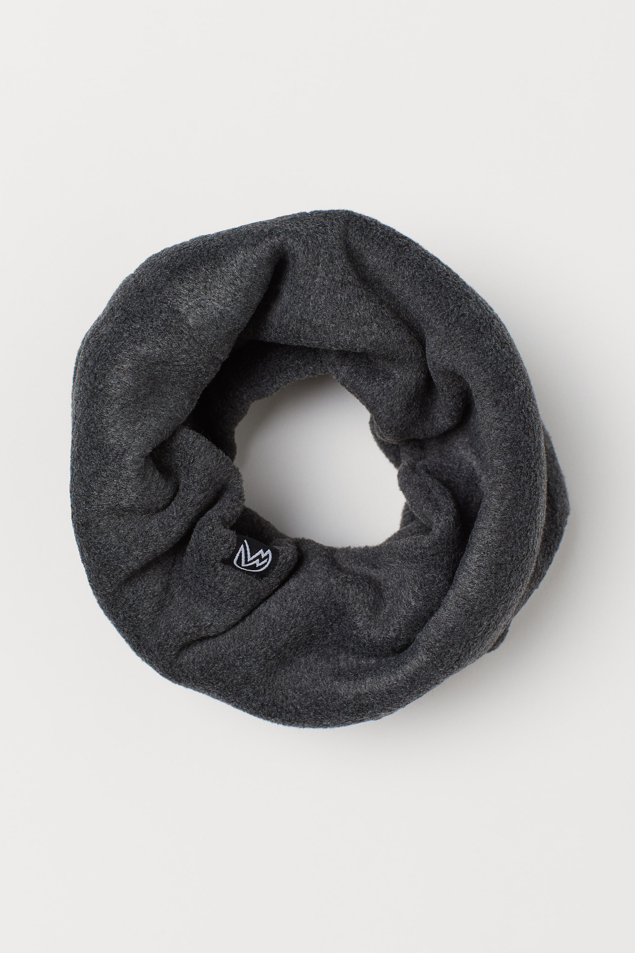 Fleece tube scarf - Dark grey marl - Kids | H&M GR