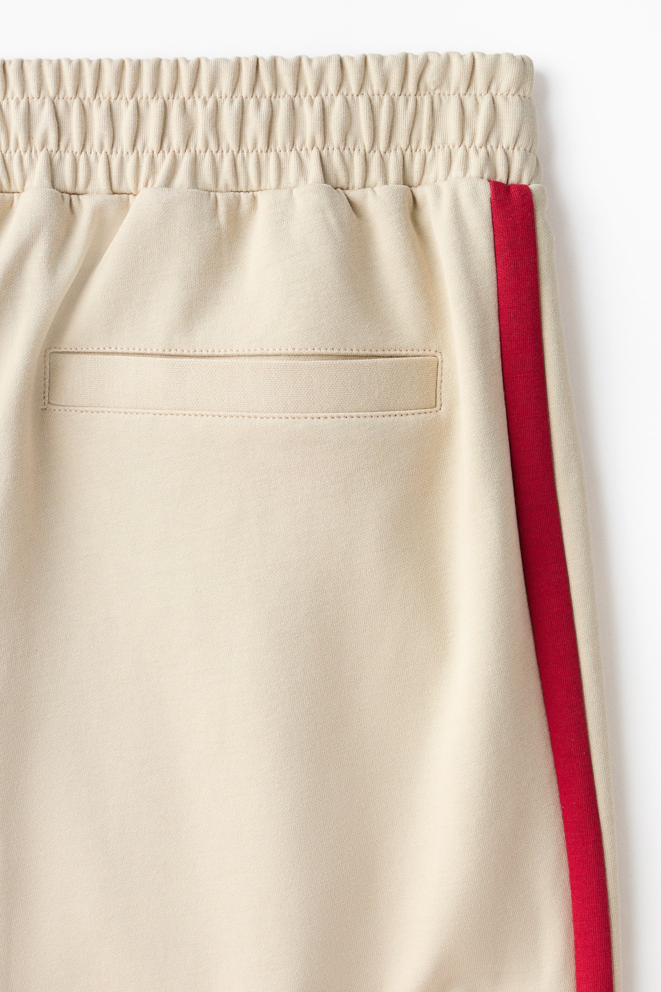 Men’s Beige/Striped Loose Fit Sweatpants | H&M IN