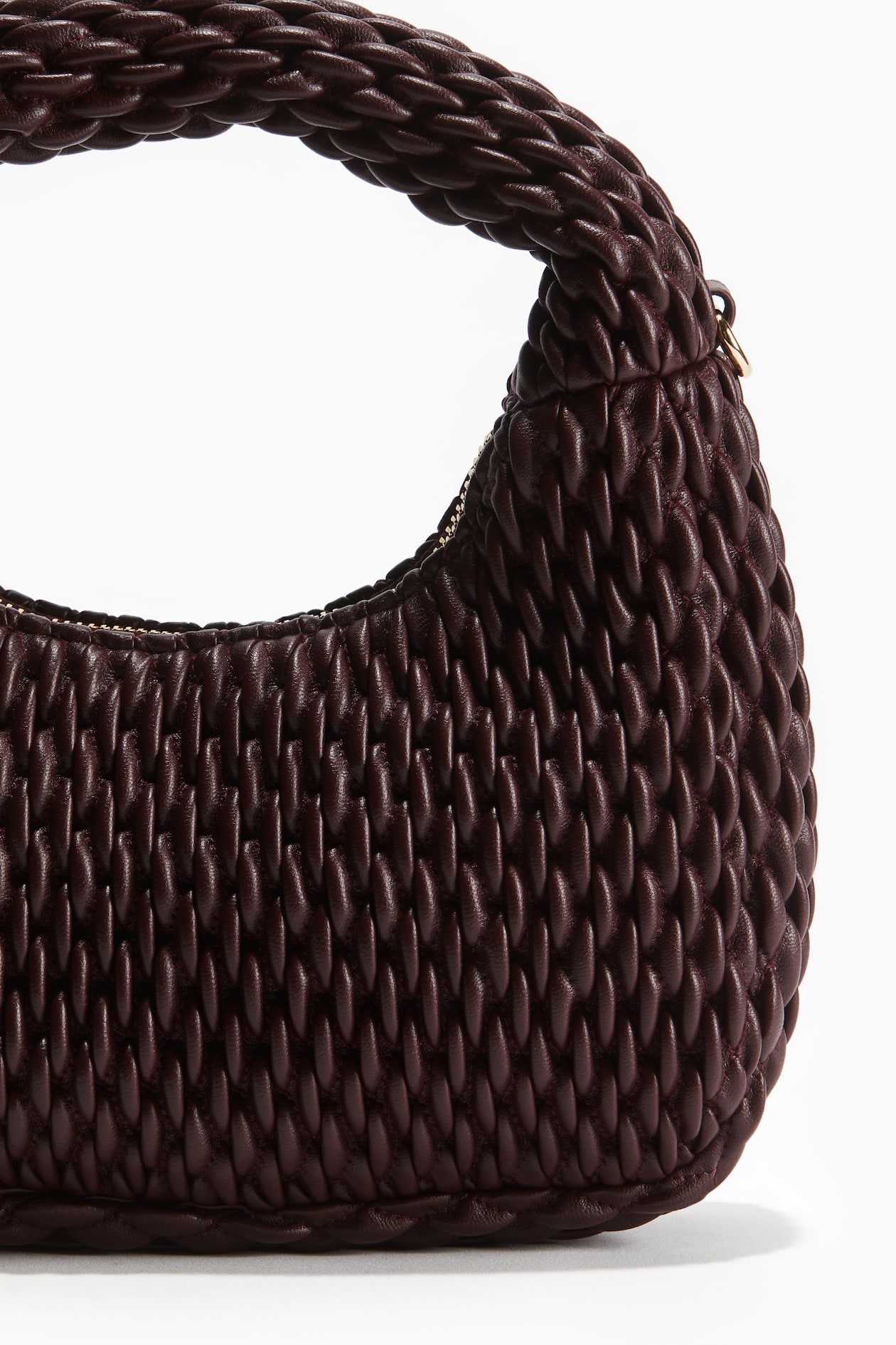 Women's Burgundy Quilted Crossbody Bag | H&M AU