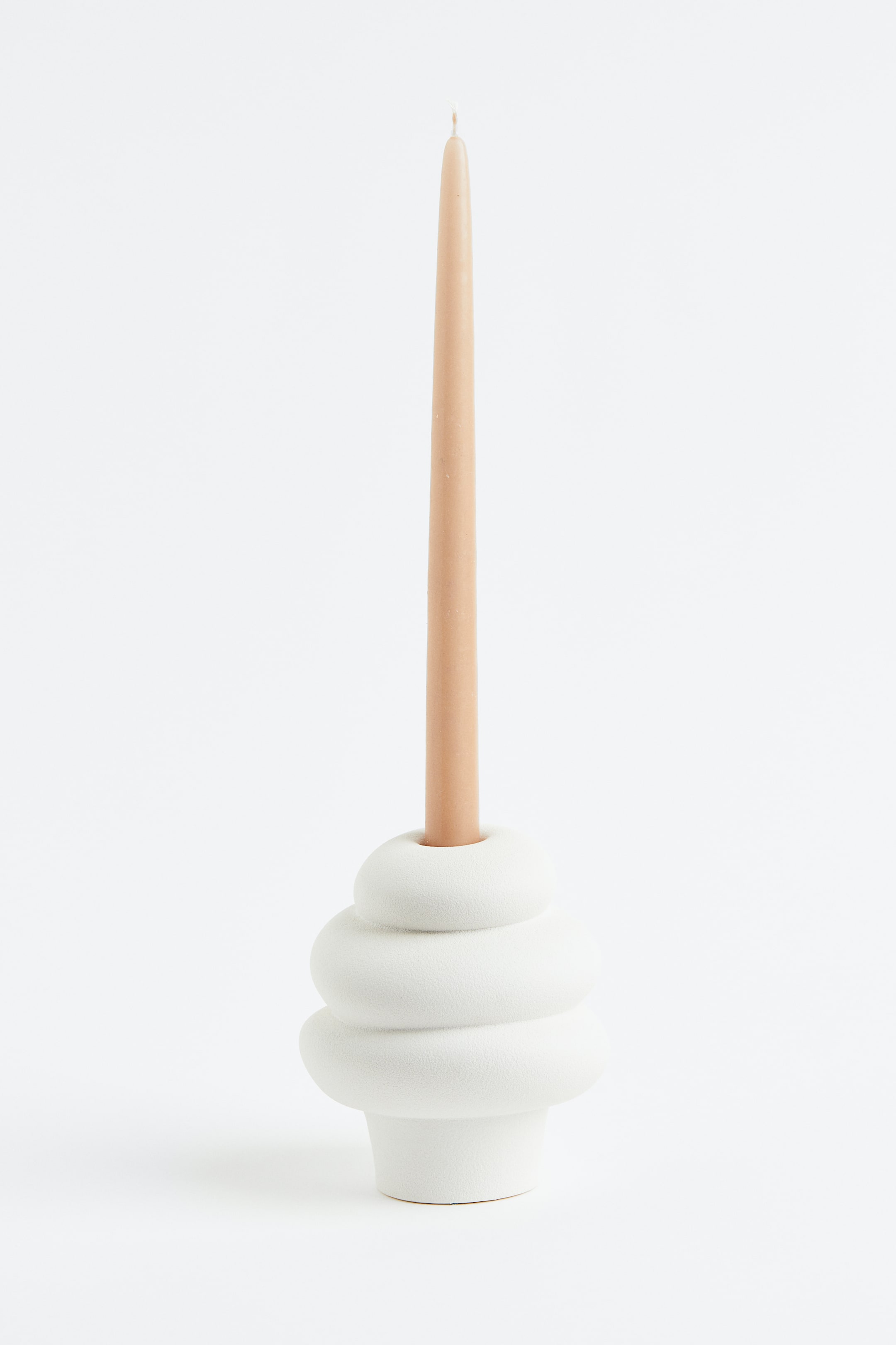 White Stoneware Candlestick at H&M Home | H&M CA