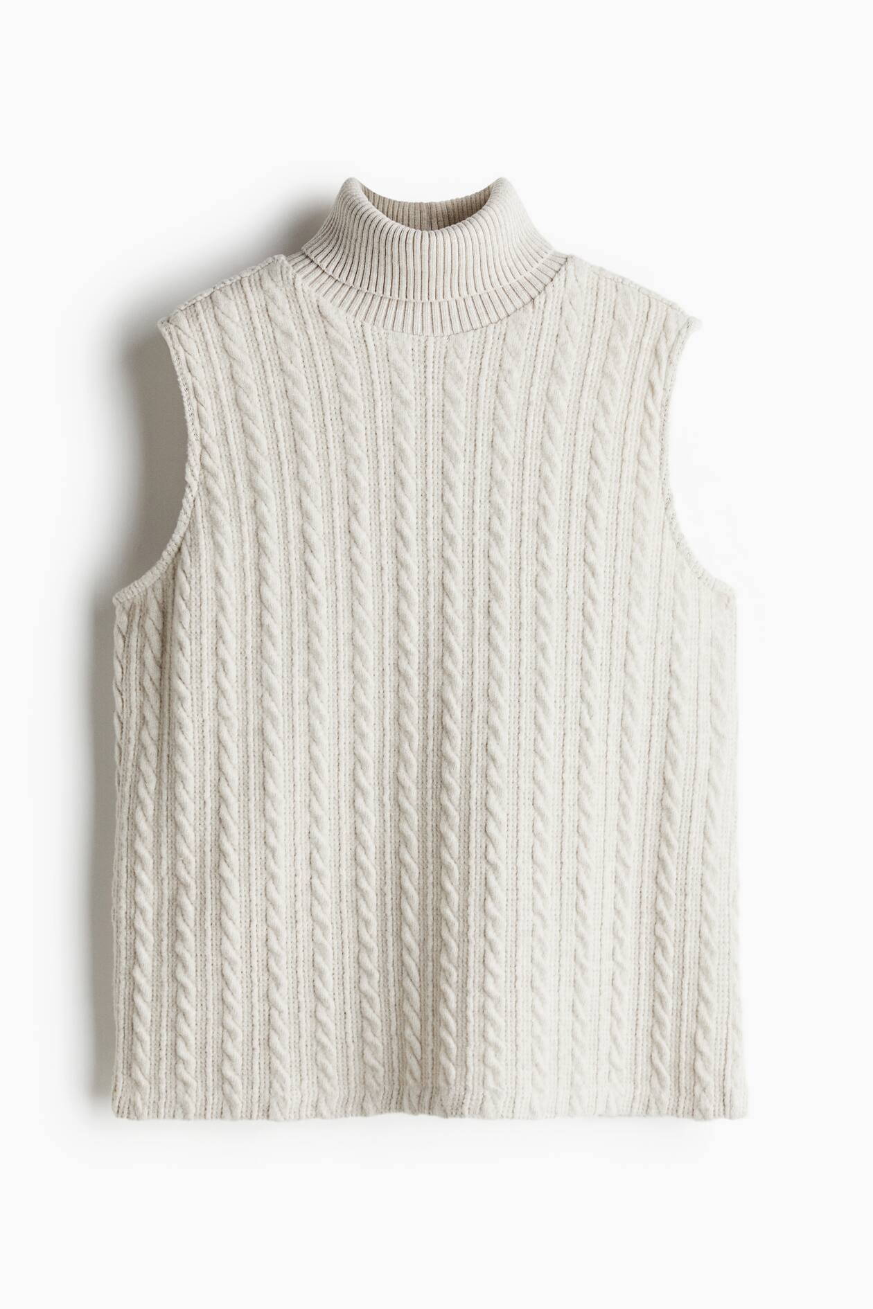 Pullunder mit Rollkragen - Cremefarben - Ladies | H&M AT