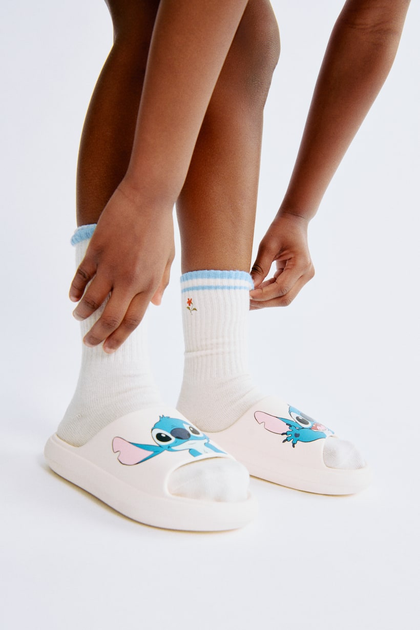Molded Pool Shoes - White/Lilo & Stitch - Kids | H&M US