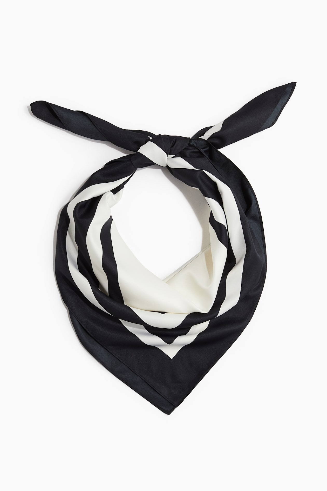 Women's Cream/black Patterned Scarf | H&M CA