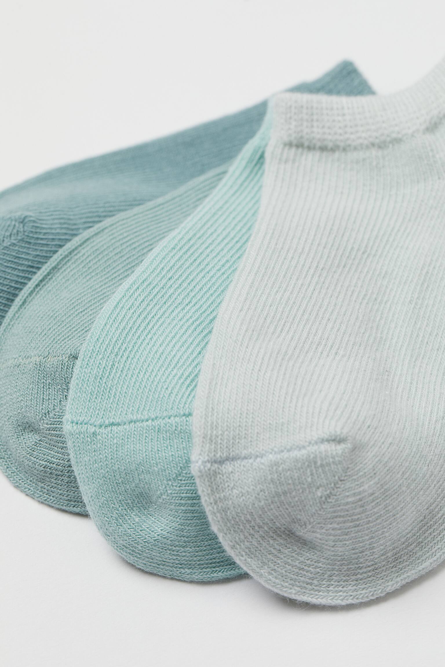 15-pack Ankle Socks - Light turquoise/dark turquoise - Kids | H&M US
