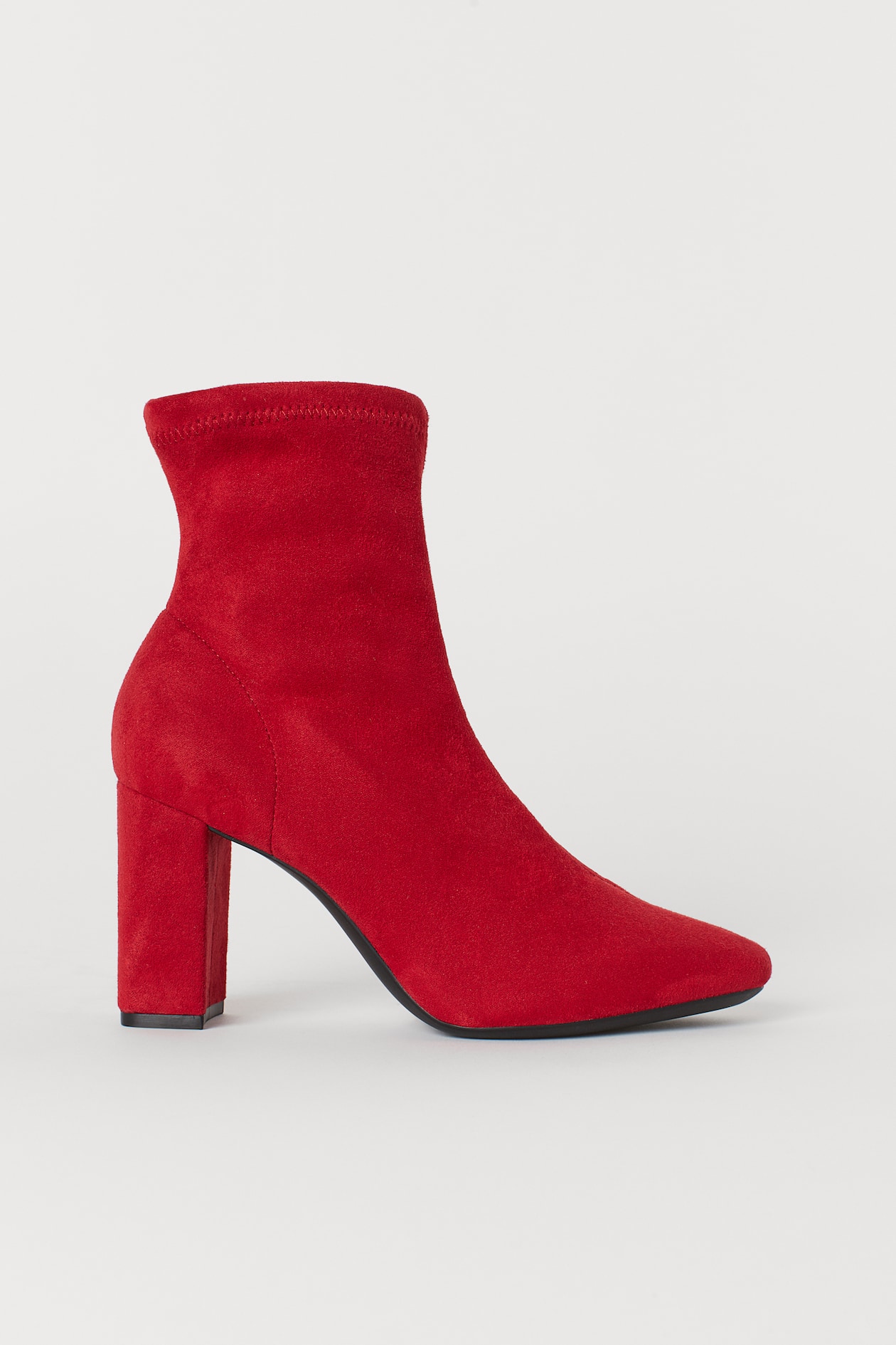 Bottines-chaussettes - Rouge - FEMME | H&M FR