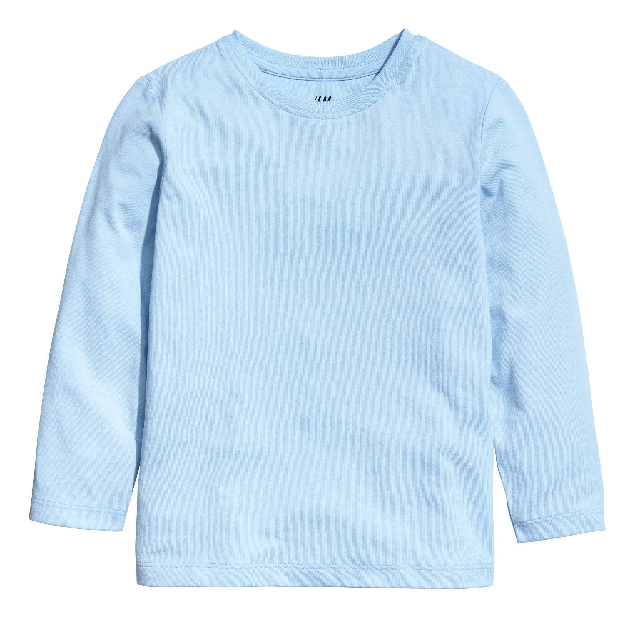 Light blue Long-sleeved T-shirt for kids | H&M US