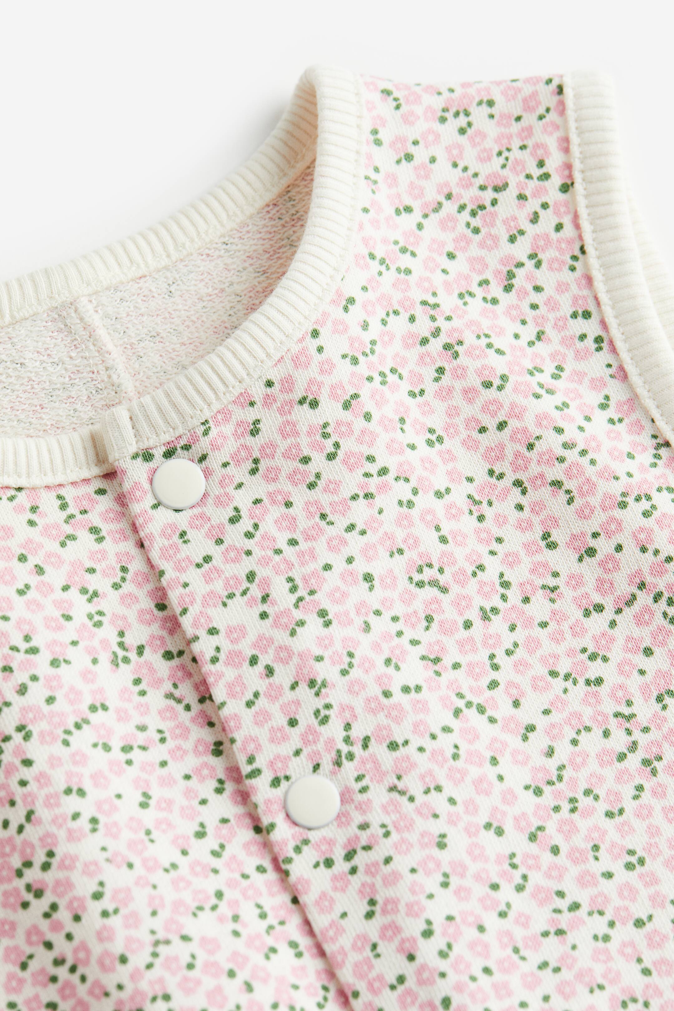 - Mono de algodón - Blanco/Floreado rosa - Kids | H&M MX