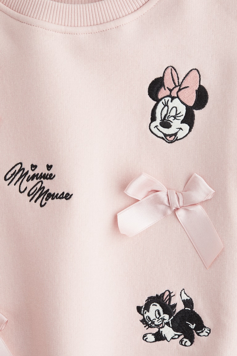 Printed Sweatshirt - Pink/Minnie Mouse - Kids | H&M US