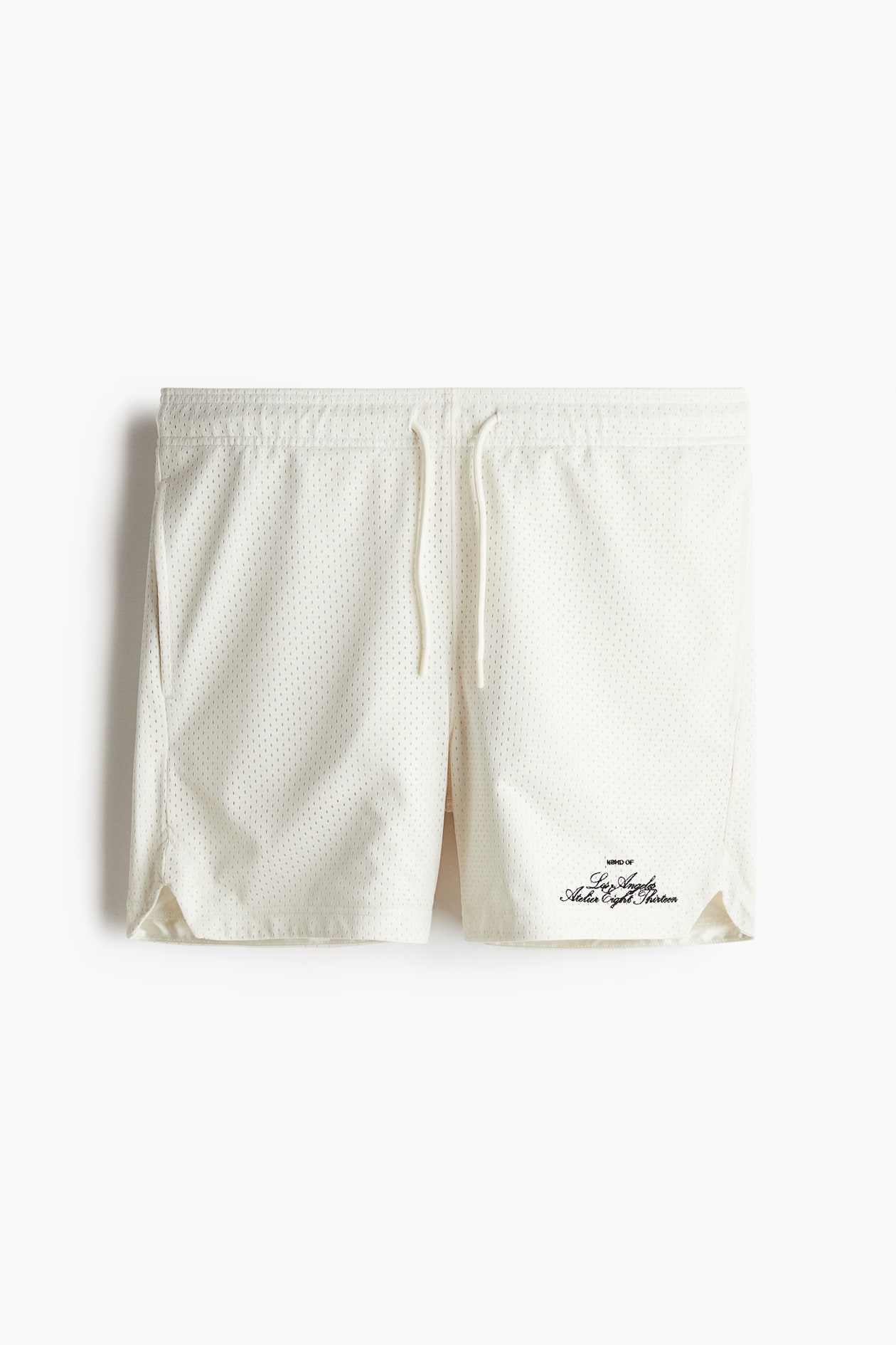 Shorts de malla Regular Fit - Blanco - Men | H&M MX