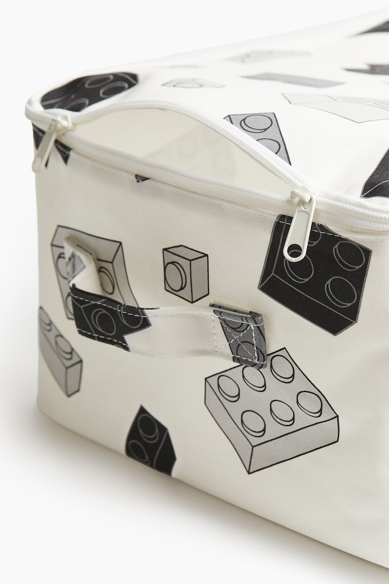 White/LEGO Canvas Toy Storage Basket at H&M Home | H&M CA