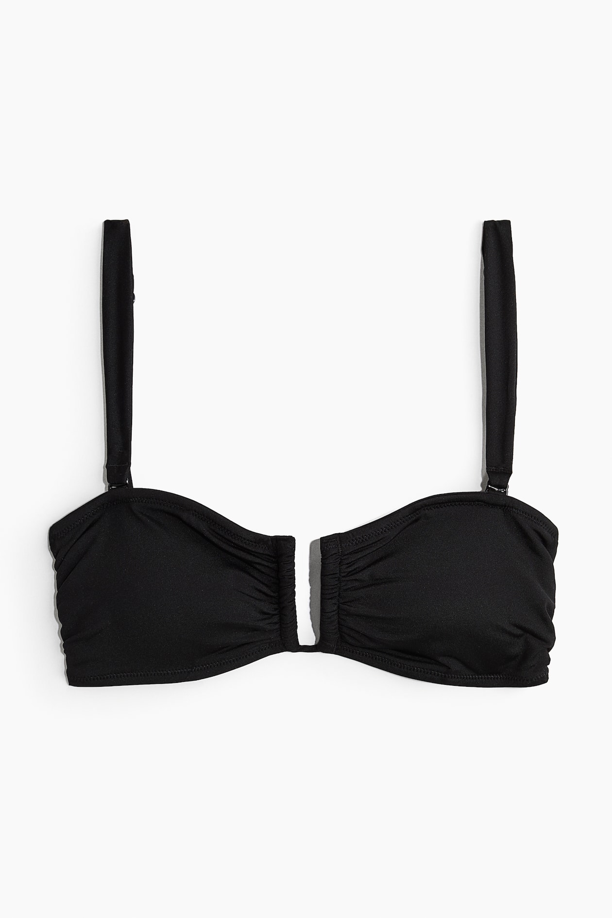 Top de bikini bandeau con relleno - Negro - Ladies | H&M MX