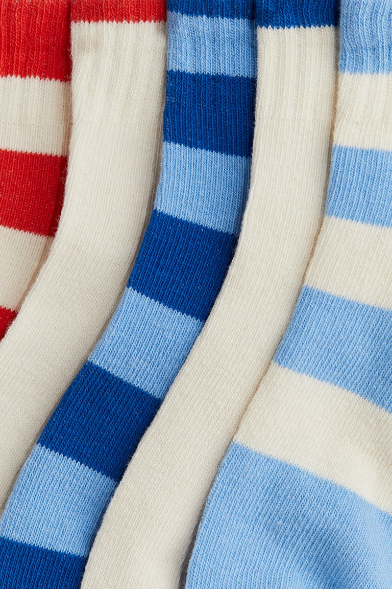 Ankle Socks - Blue/red - Kids | H&M US