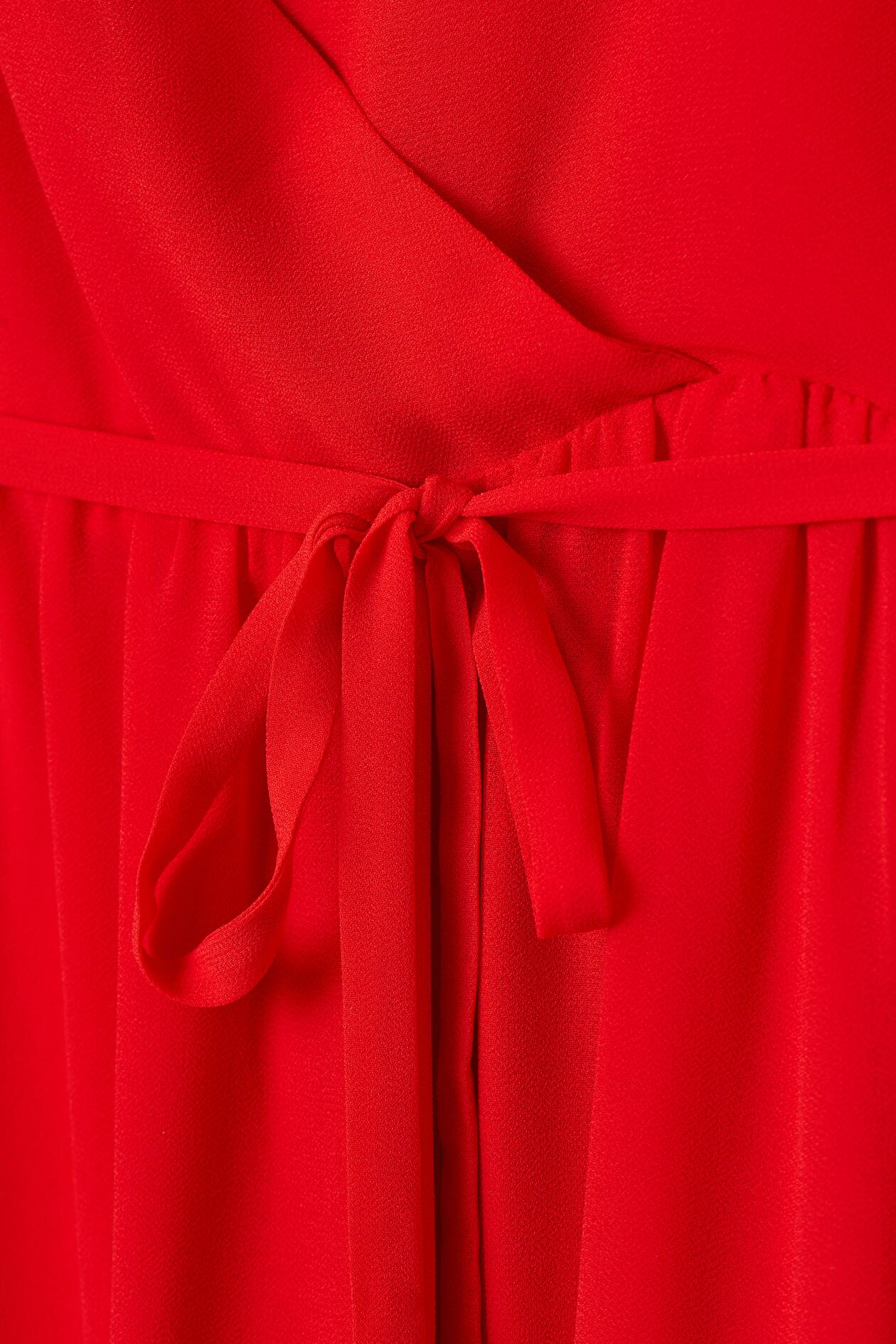 V-neck Dress - Red - Ladies | H&M US