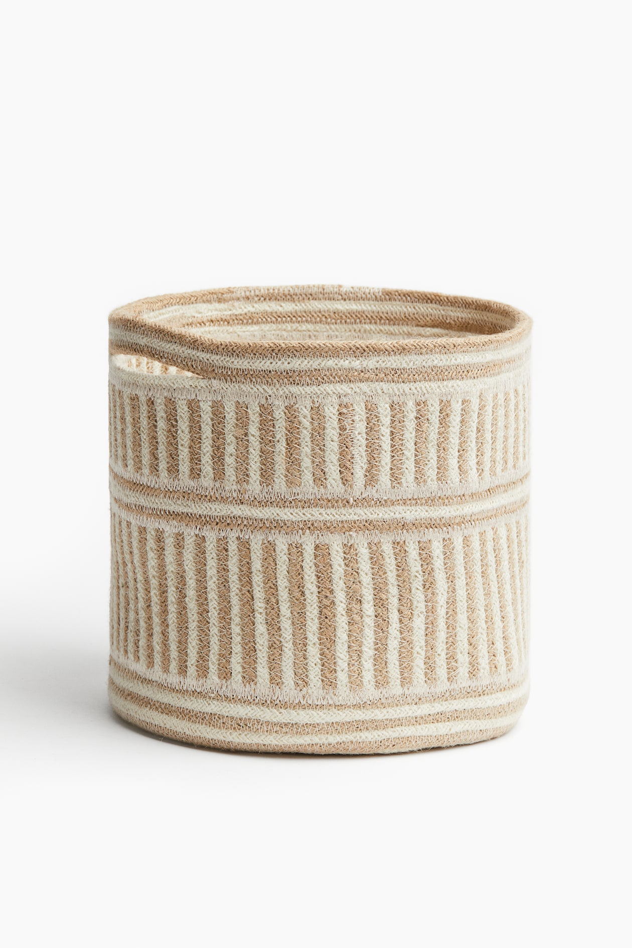 Beige/patterned Small Patterned Storage Basket at H&M Home | H&M US