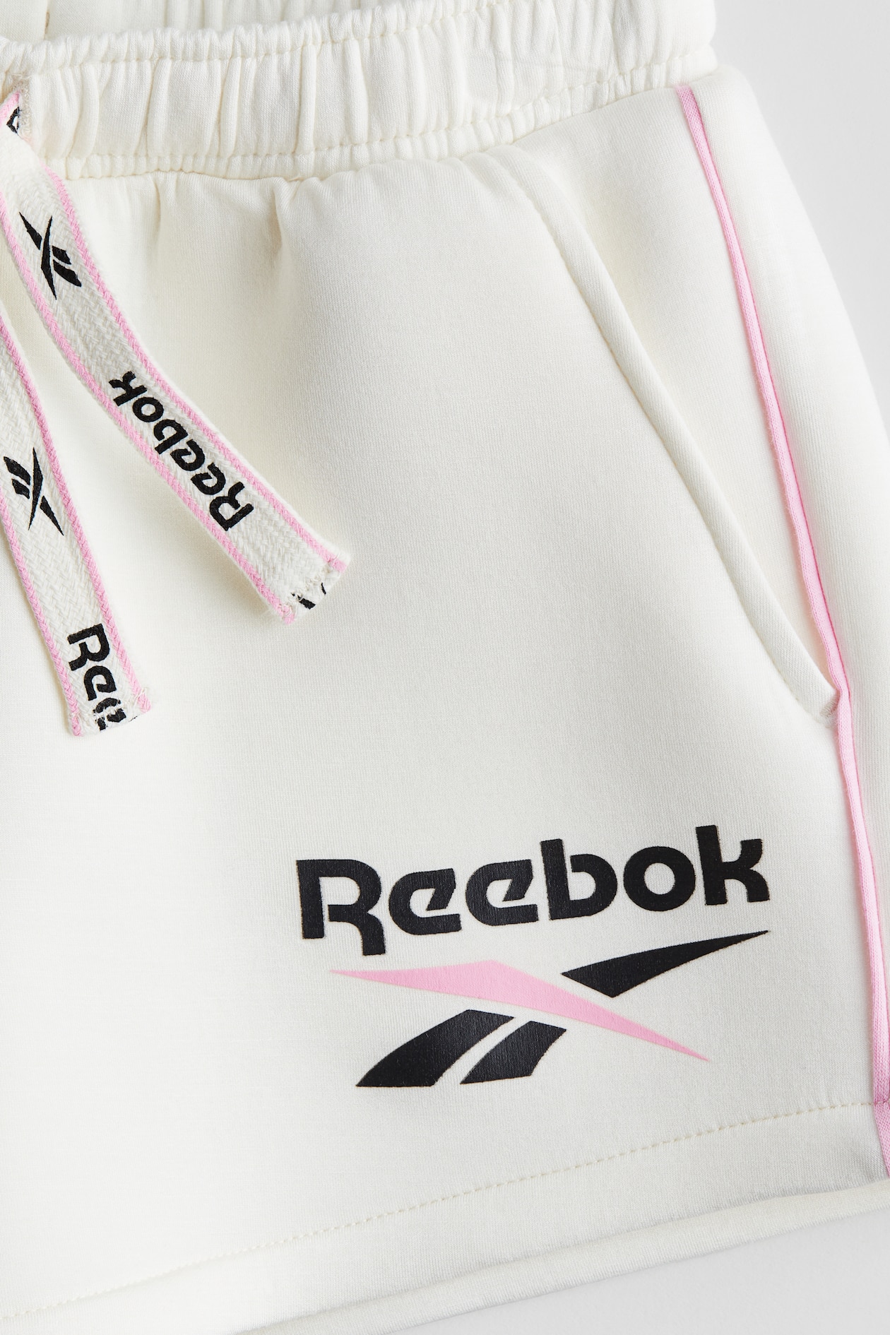 Pull-on Scuba Shorts with Printed Motif - White/Reebok - Kids | H&M US