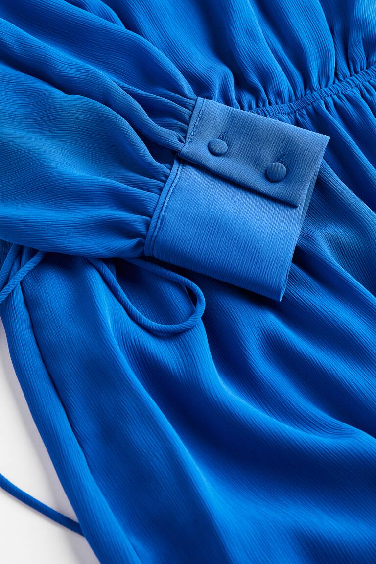 Women's Bright blue Drawstring-detail dress | H&M GB