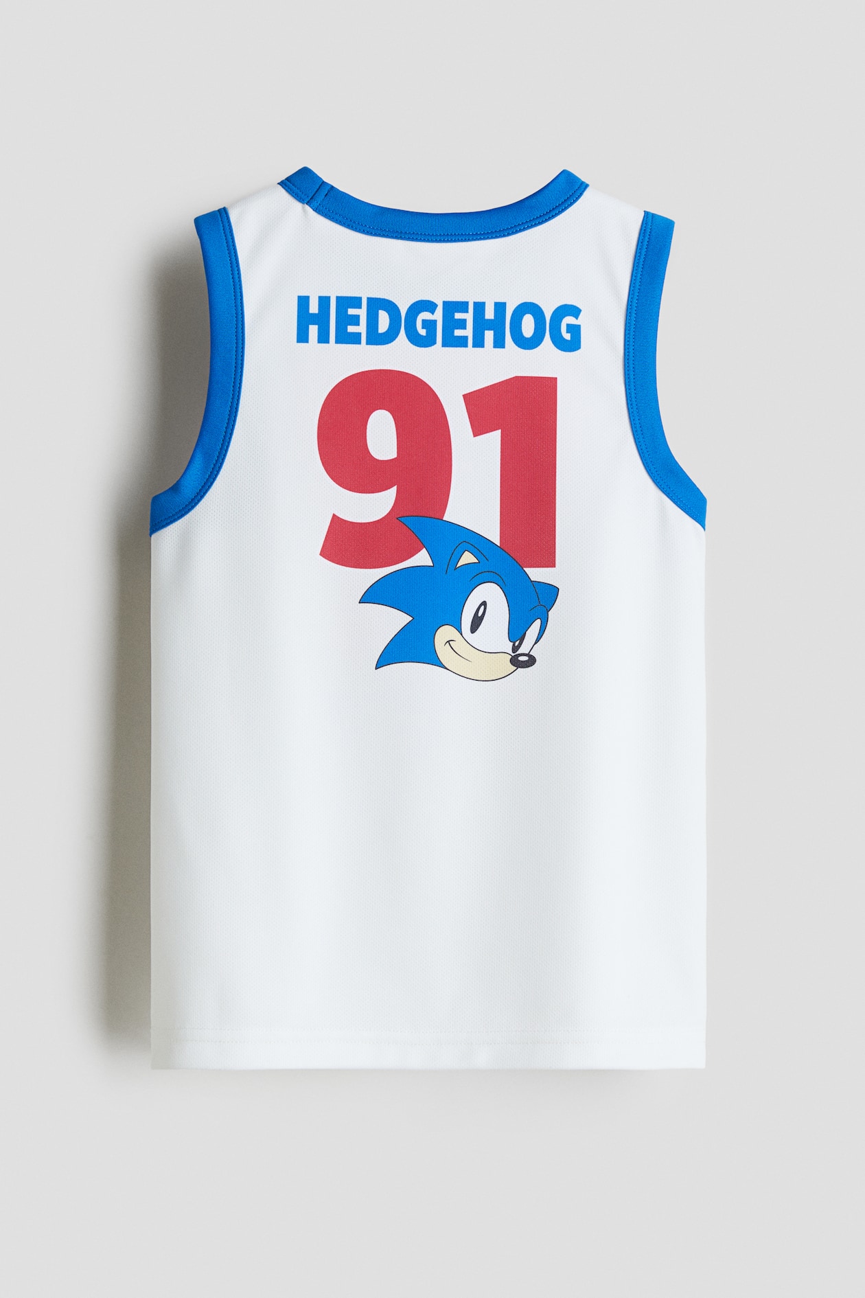 White/Sonic the Hedgehog 2-piece basketball set for kids | H&M