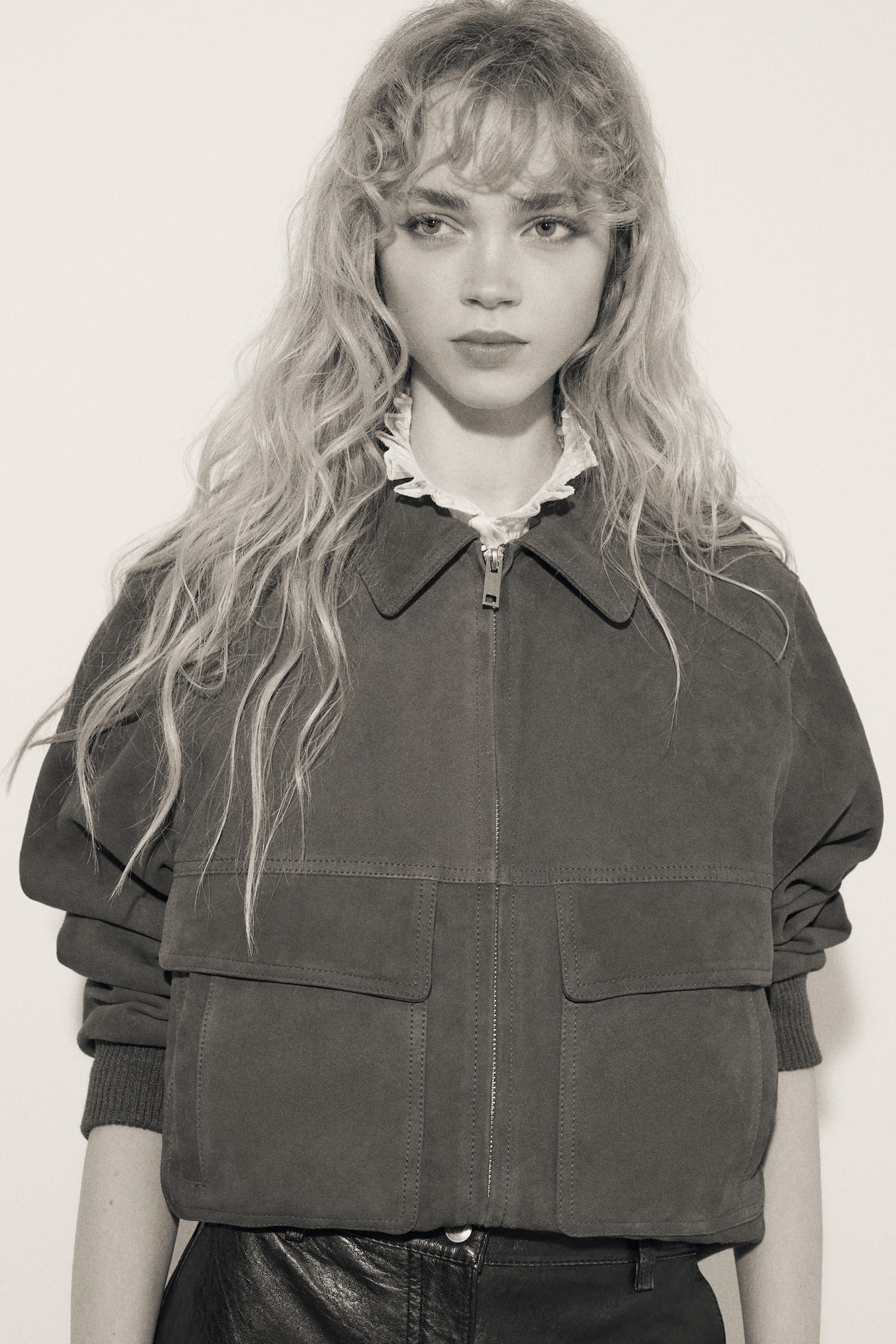 Suede jacket - Brown - DAME | H&M NO