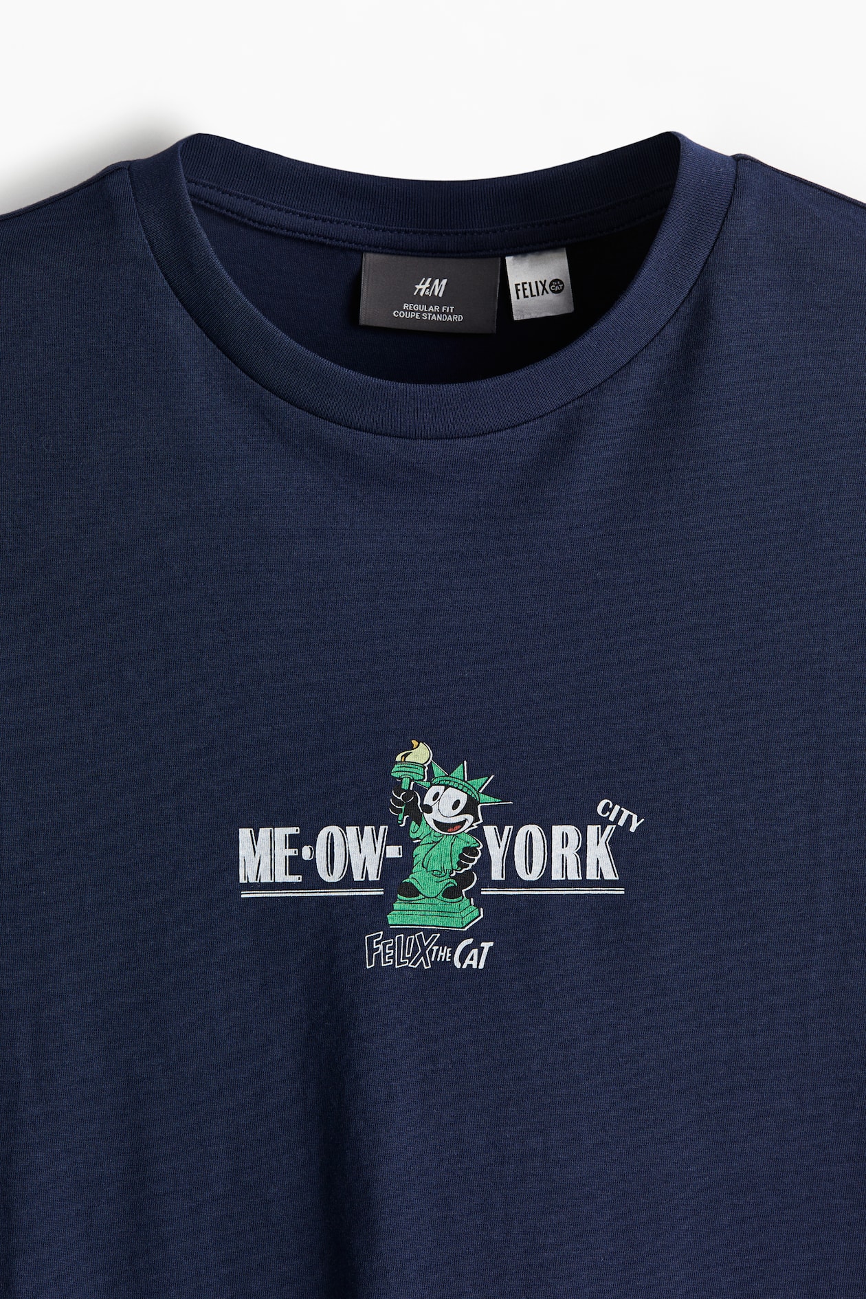 Men’s Navy blue/Felix the Cat Regular Fit T-shirt | H&M CA