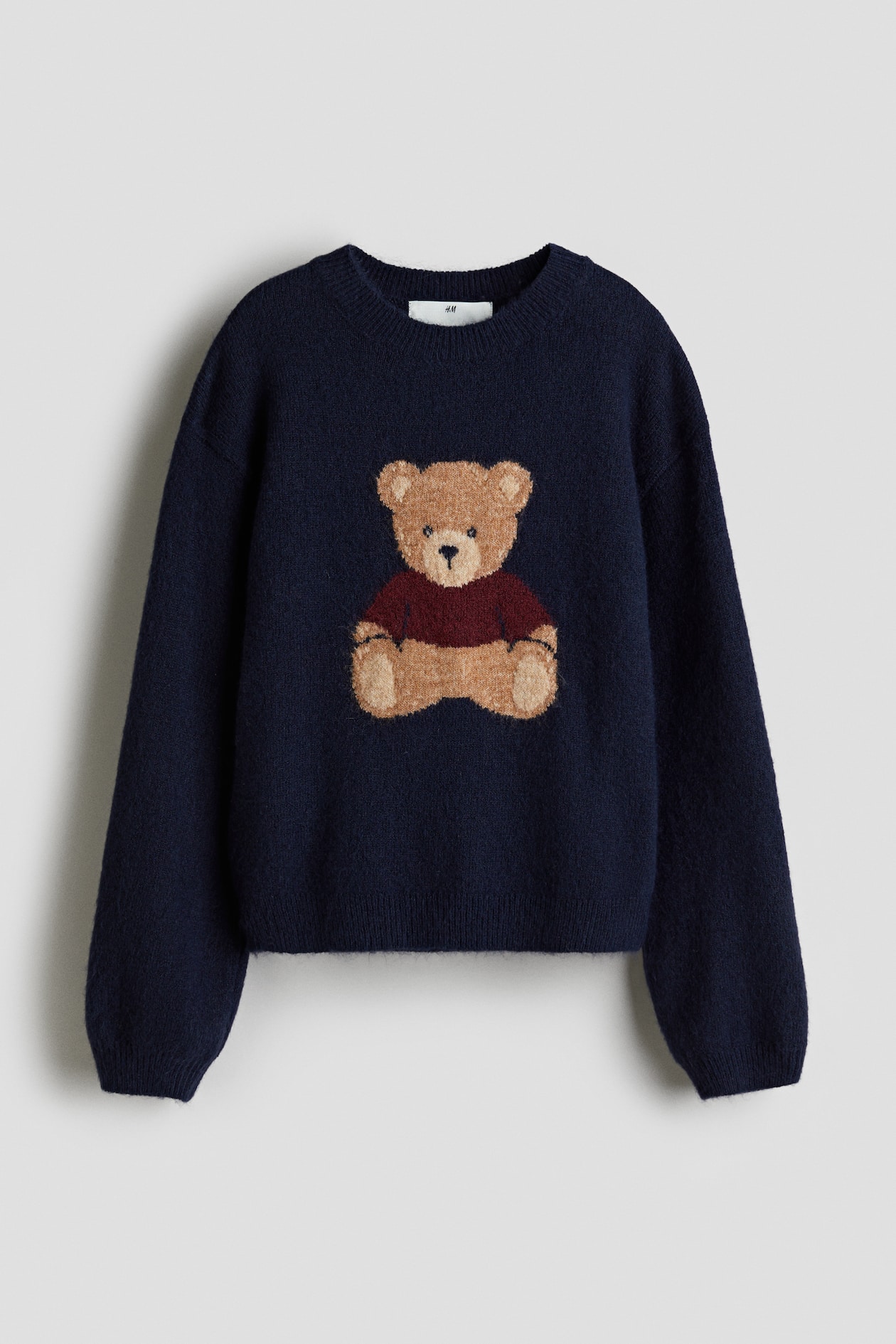 Pullover ampio con motivi - Blu navy/orsetto - BAMBINO | H&M IT