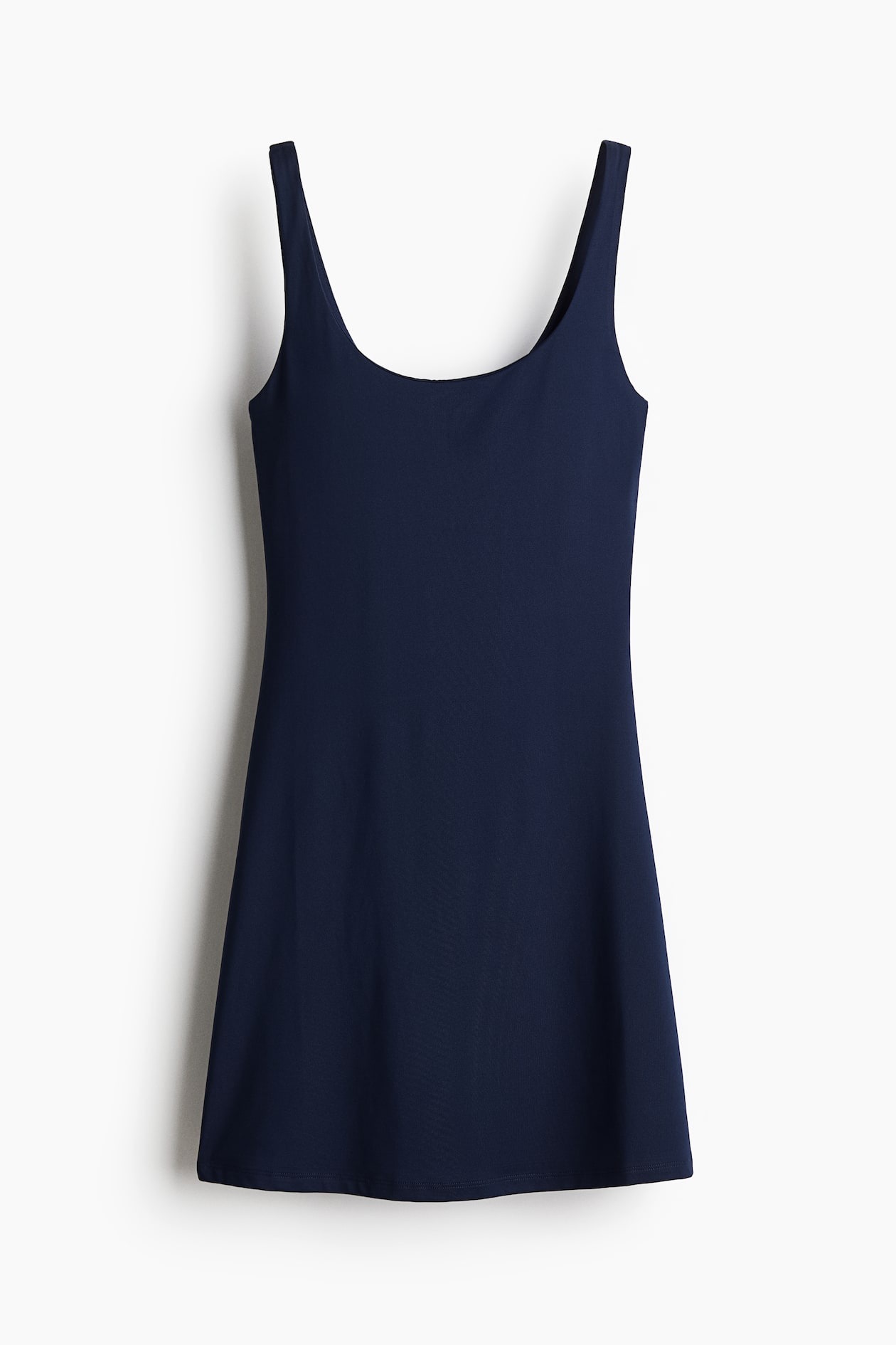 Sleeveless Microfiber Dress - Navy blue - Ladies | H&M US