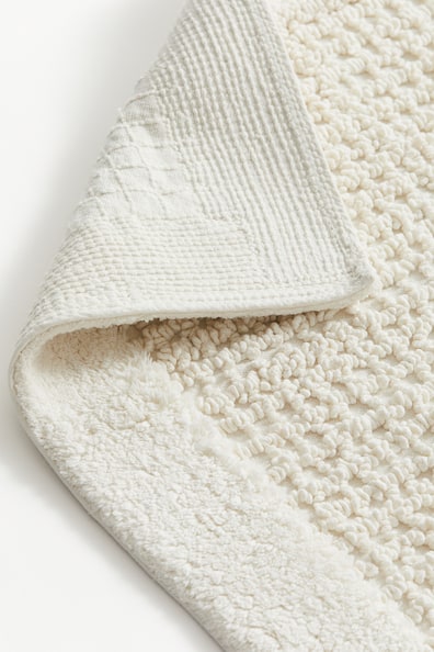 Tufted Cotton Bath Mat - White - Home All | H&M US