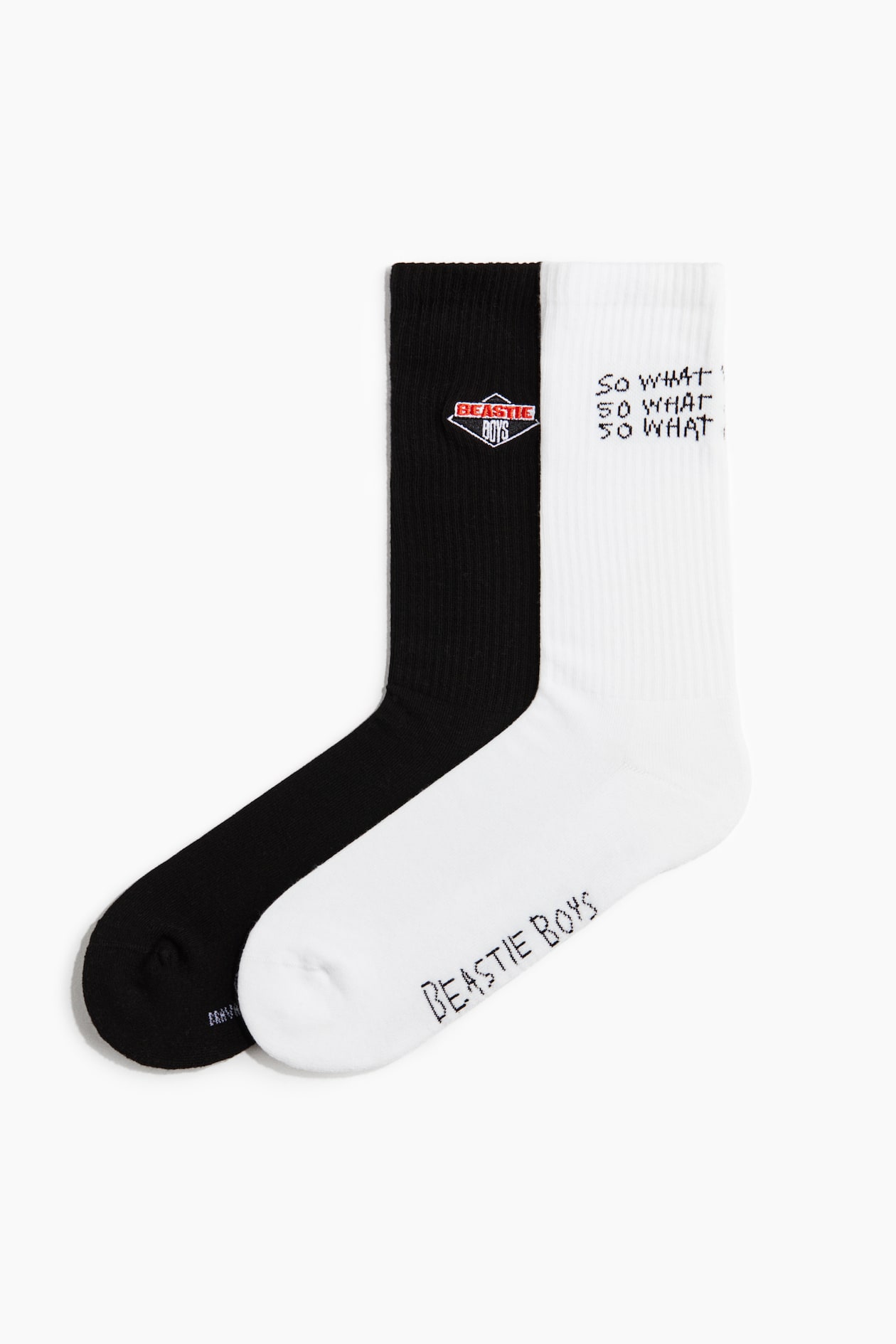 Pack de 2 calcetines - Blanco/Beastie Boys - HOMBRE | H&M ES