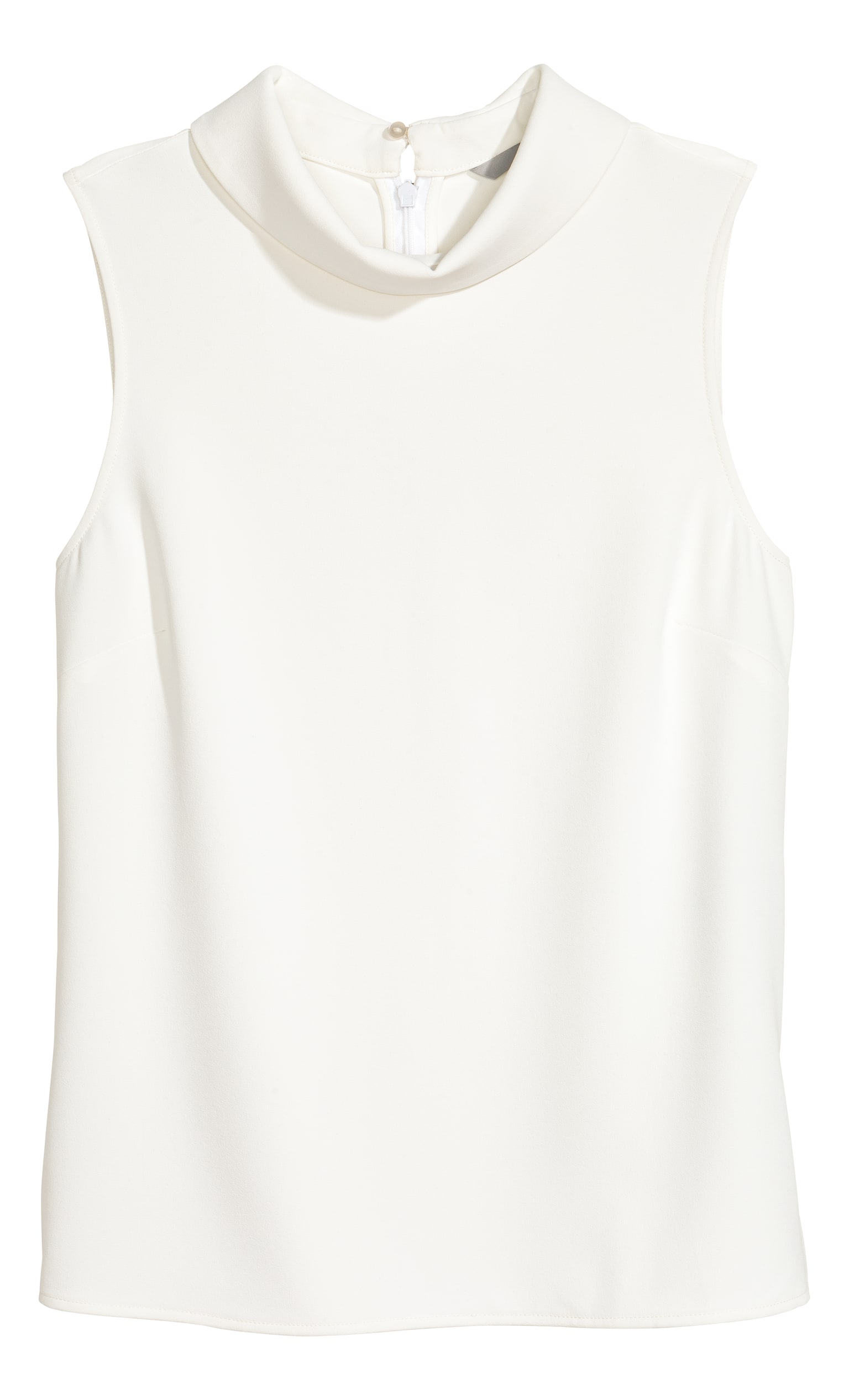 Sleeveless top - Sleeveless - White - Ladies | H&M GB