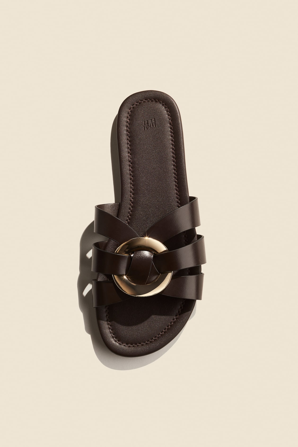 Women's Dark brown Intertwined-strap Sandals | H&M CA