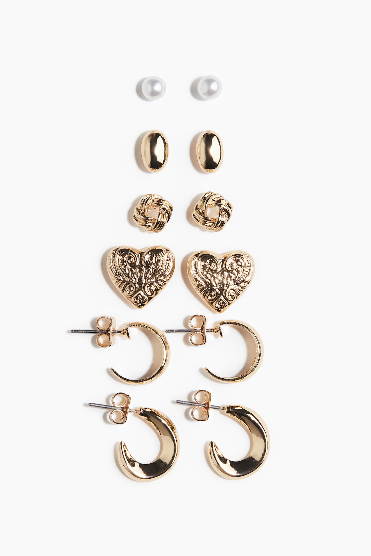 Orecchini 6 paia - Dorato - DONNA | H&M IT