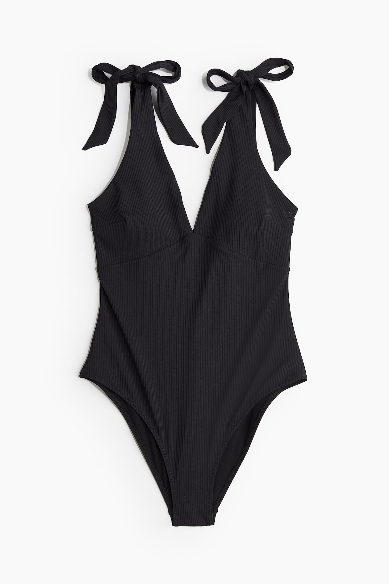 Women's Black High Leg Swimsuit | H&M AU