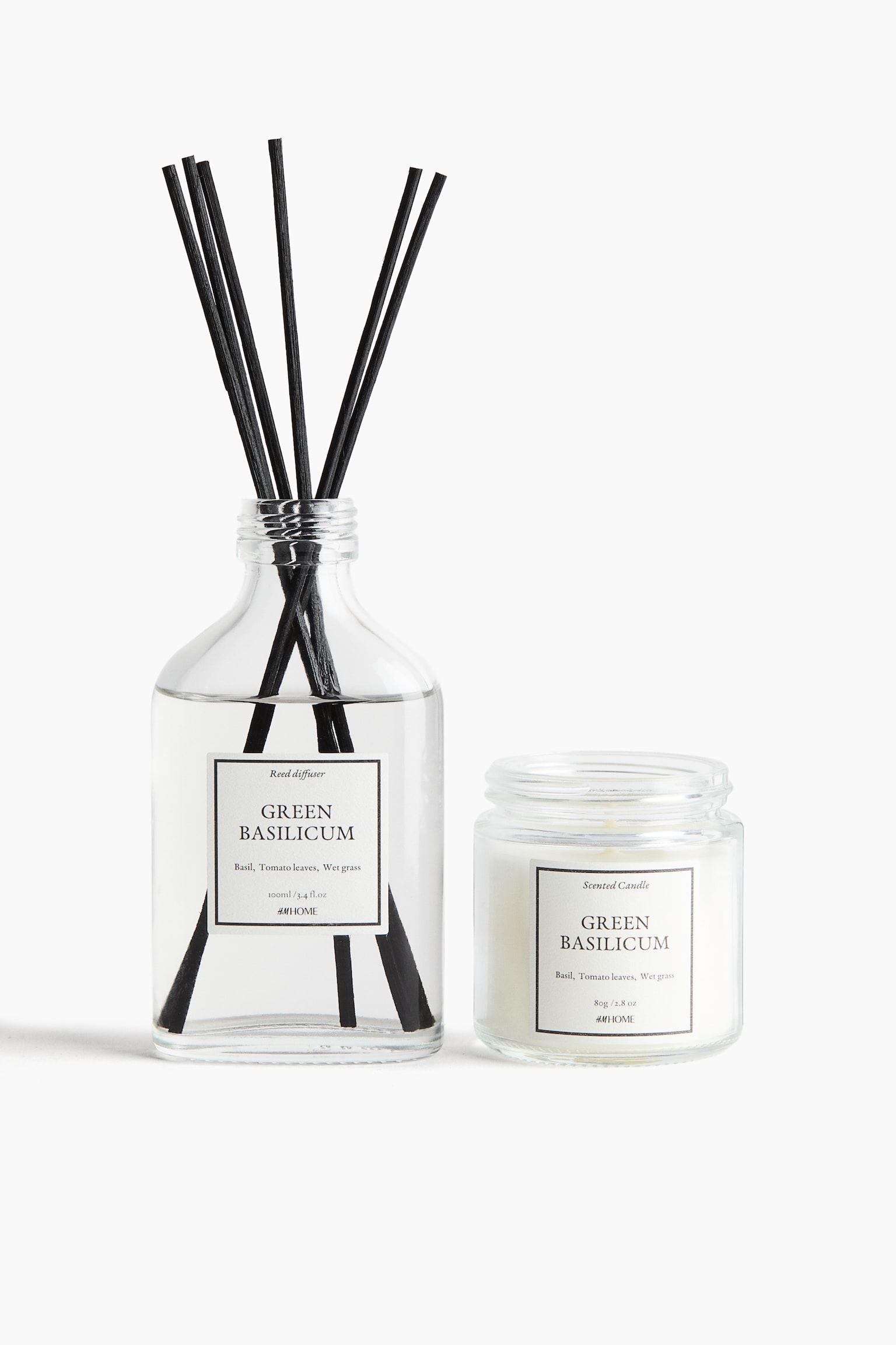 Reed diffuser - Green Basilicum - Home All | H&M IE