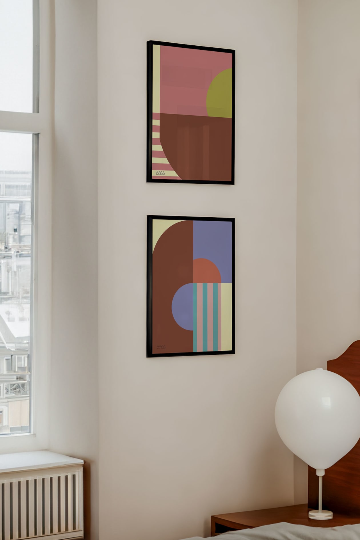 Studio Mam - Colorblock 04 - Illustration Colorée/graphique - Poster ...