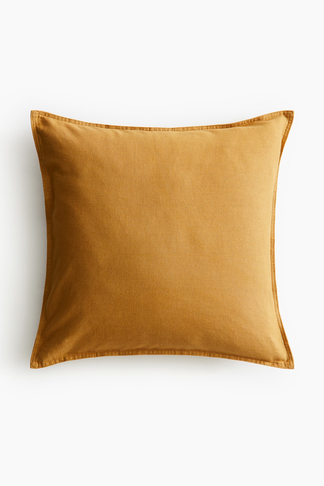 Kuddfodral i linmix - Senapsgul - Home All | H&M SE