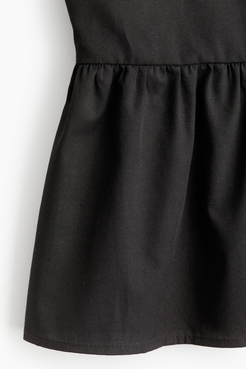 Tie-front Poplin Blouse - Black - Ladies | H&M US