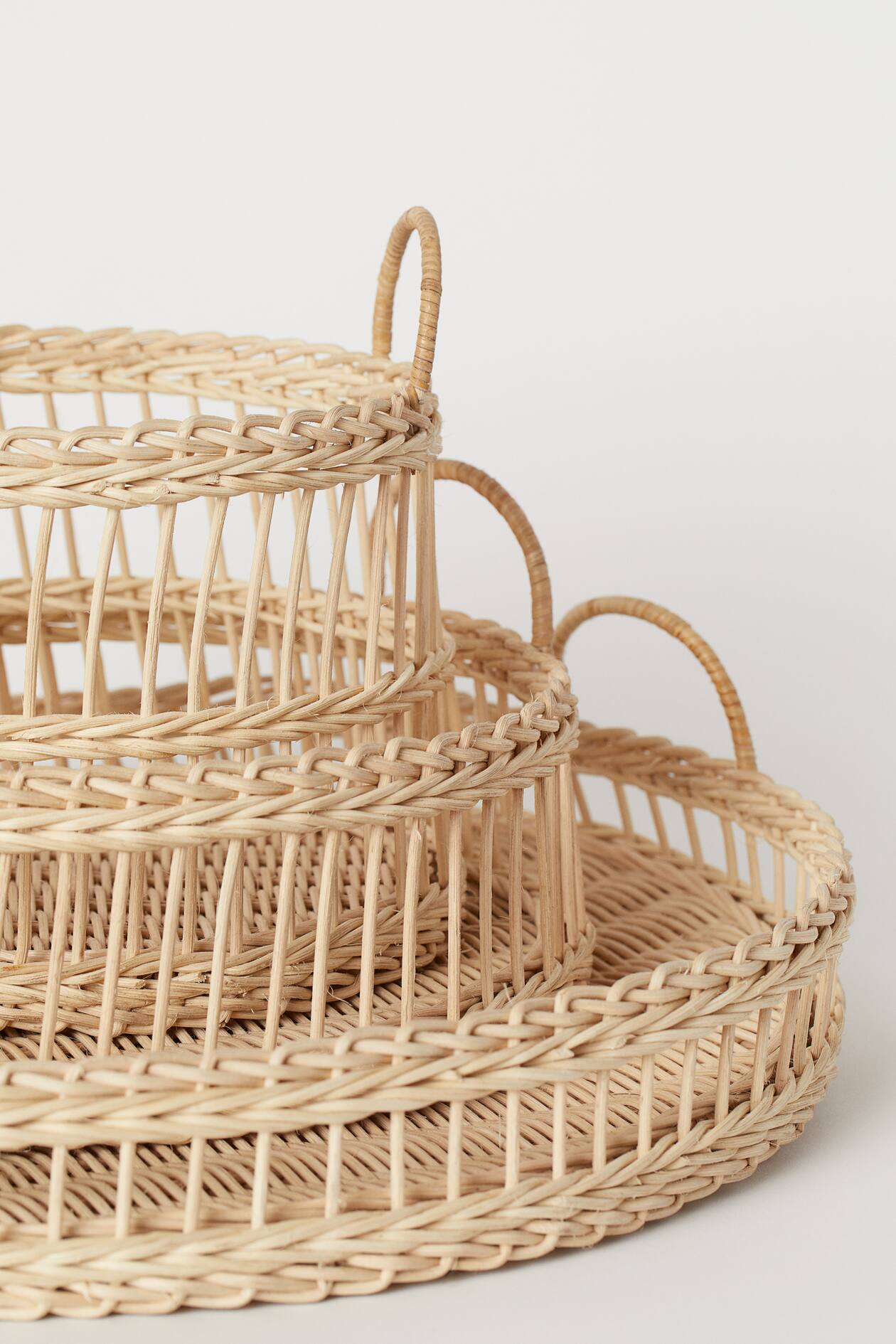 Brotkorb aus Rattan - Beige/Rattan - Home All | H&M DE