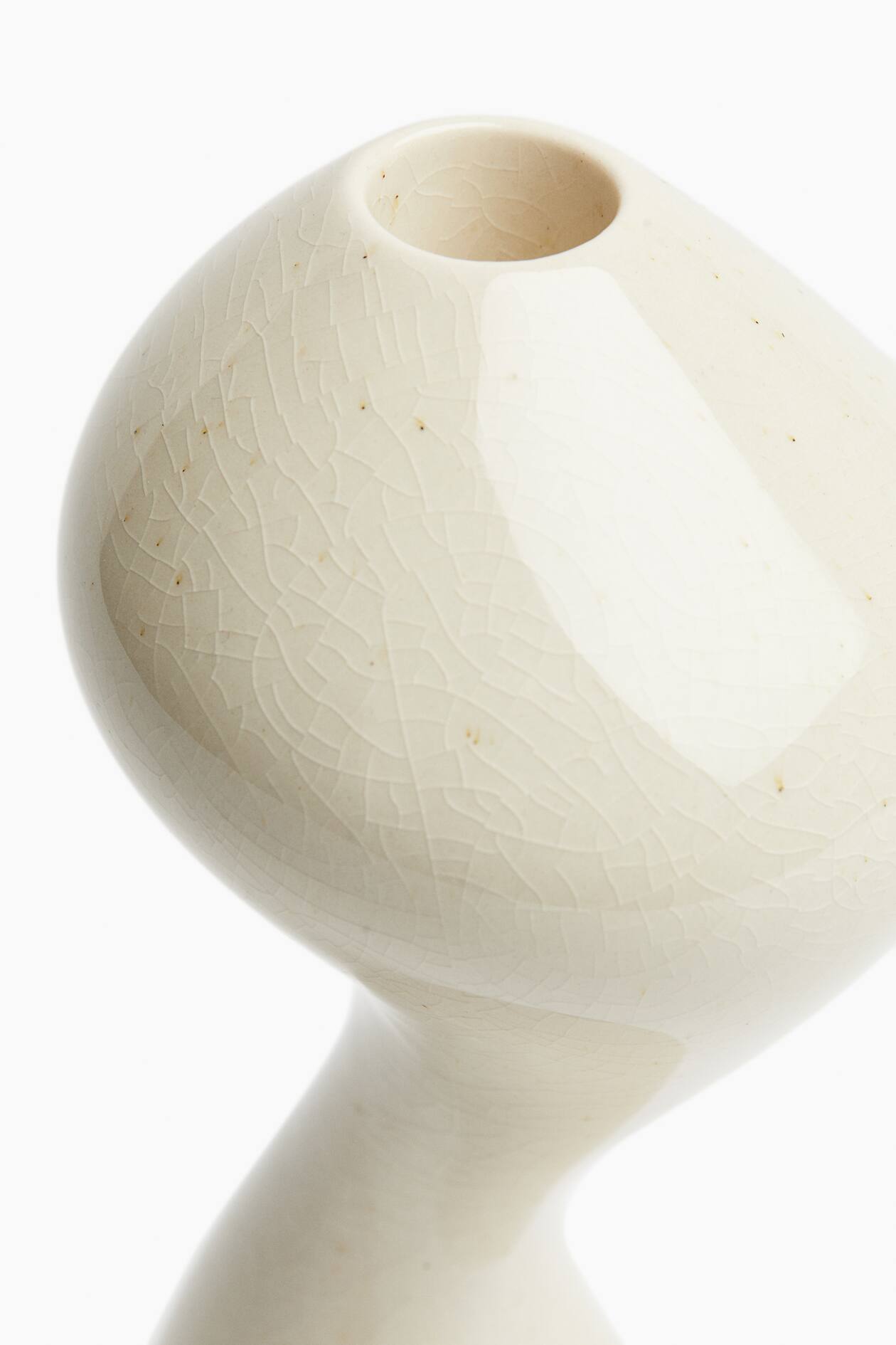 White Large Stoneware Candlestick at H&M Home | H&M CA