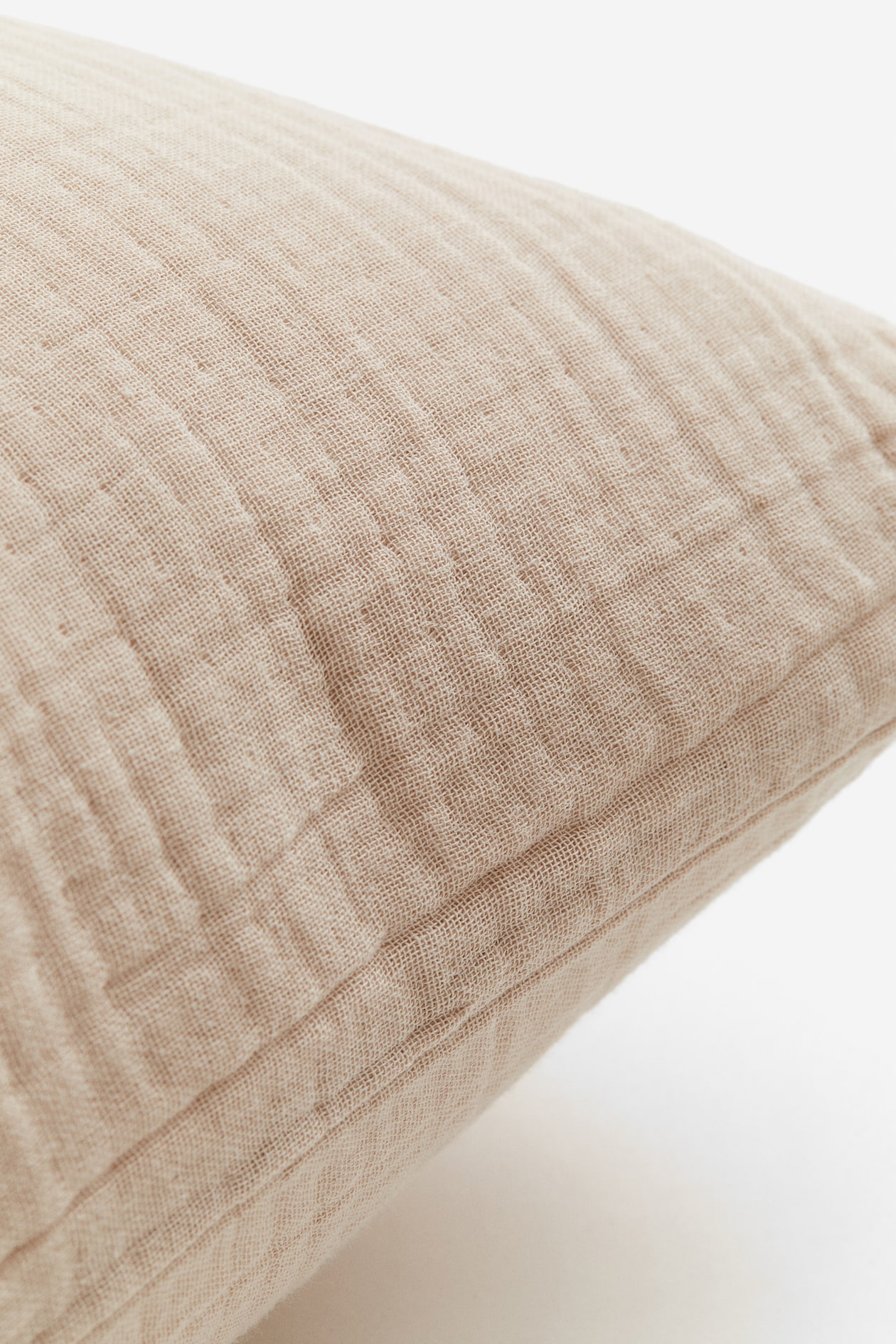 Beige Cotton Muslin Pillowcase at H&M Home | H&M CA