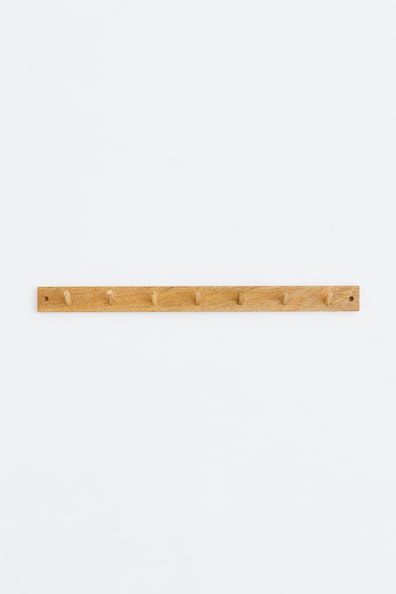 Beige/wood Wooden Wall Hanger Rack at H&M Home | H&M US