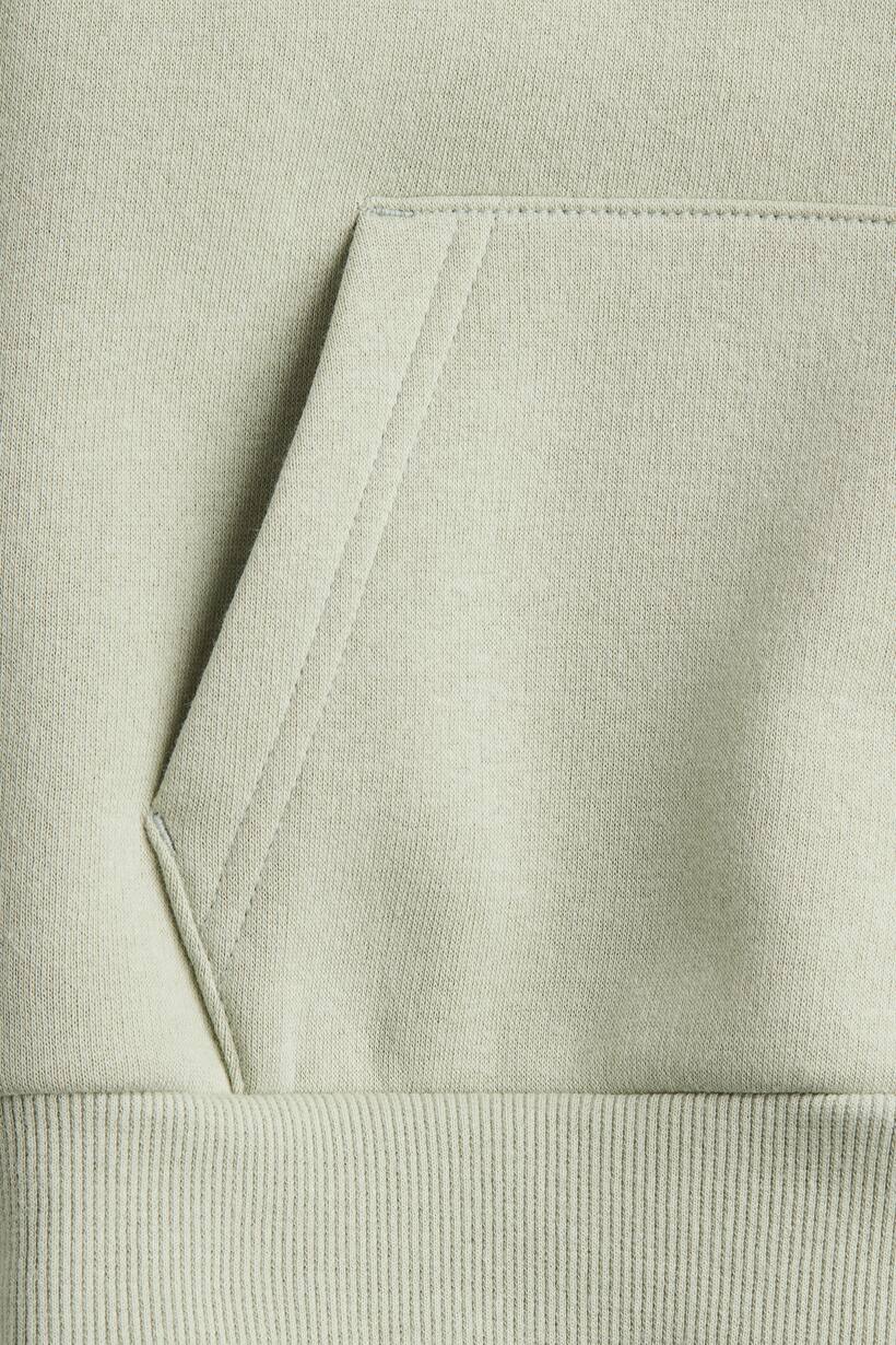 Brushed-Inside Hoodie - Light green - Kids | H&M US