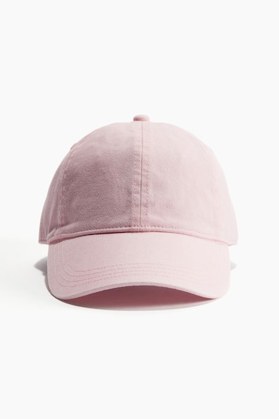 Washed Twill Cap - Light pink - Ladies | H&M US