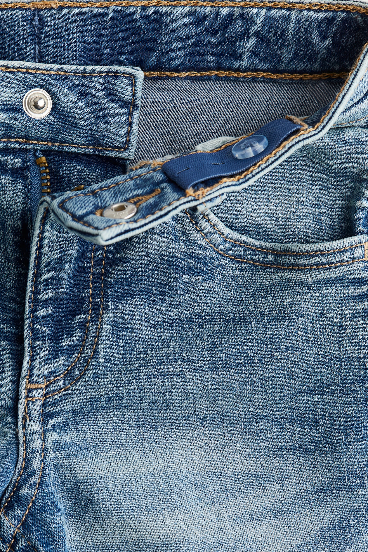 Denim blue Superstretch Wide Leg Jeans for kids | H&M CA