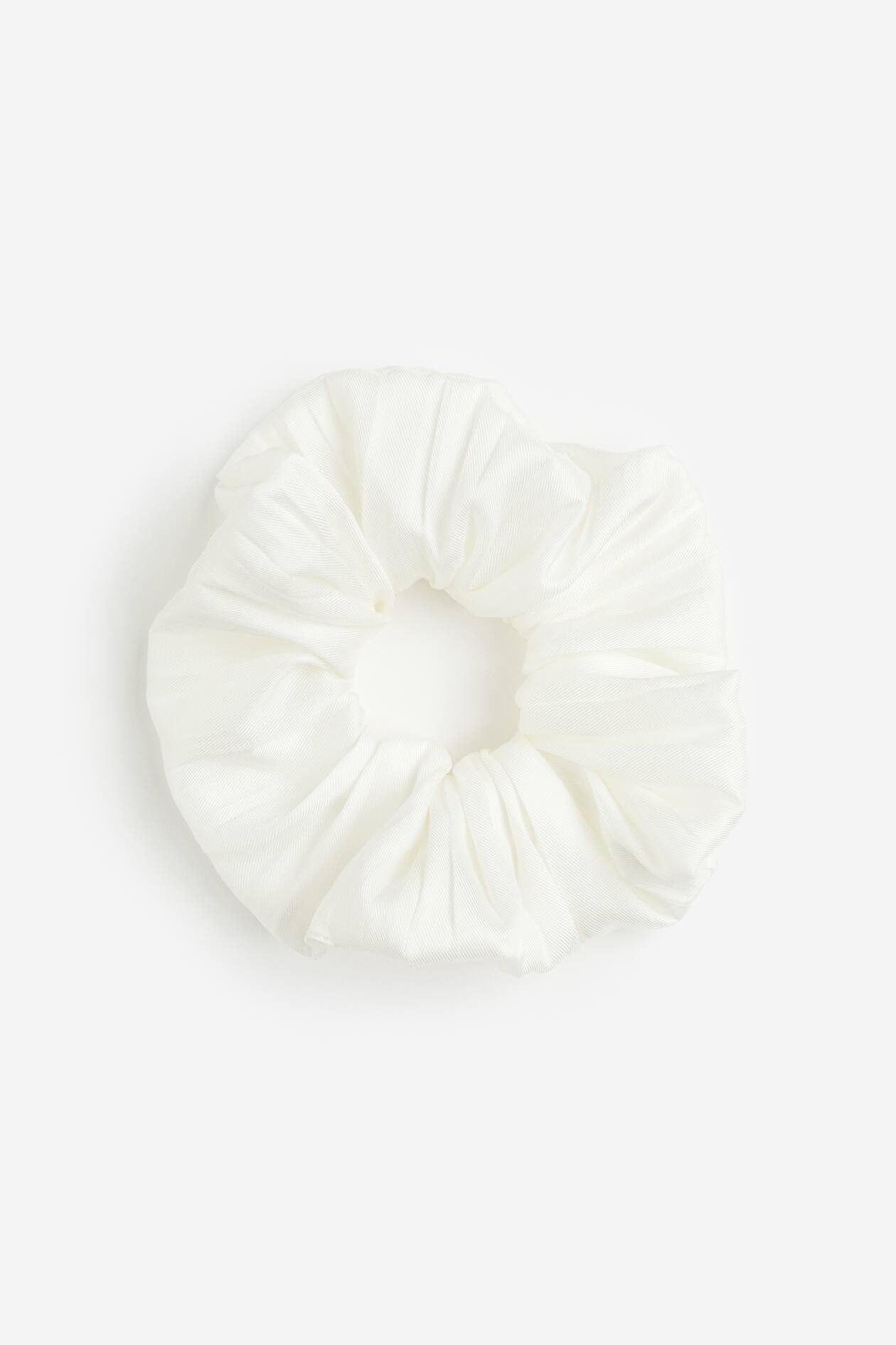 Large scrunchie - White - Ladies | H&M SG