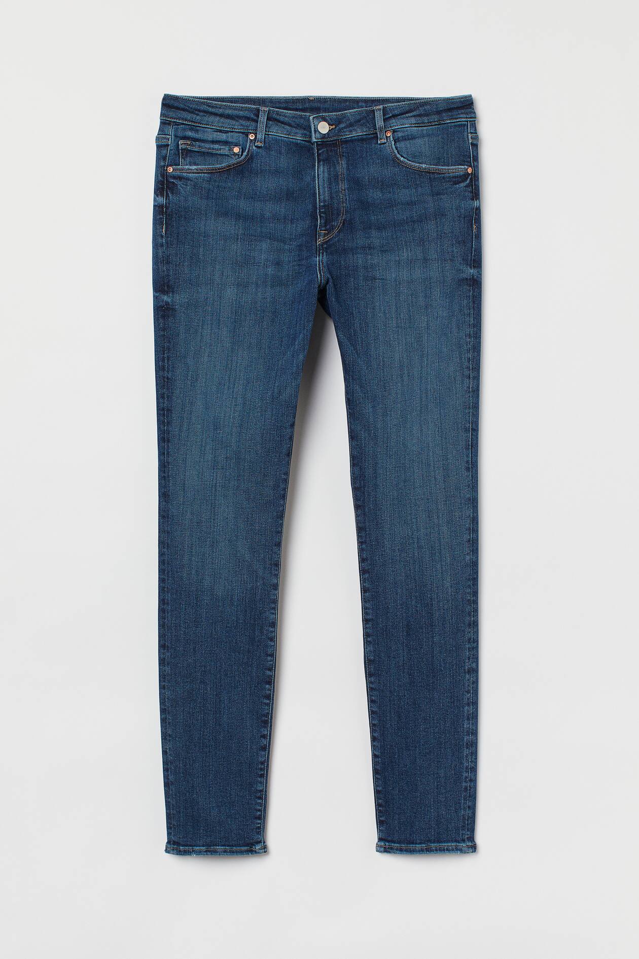 H&M+ Shaping Regular Jeans - Dark denim blue - Ladies | H&M GB