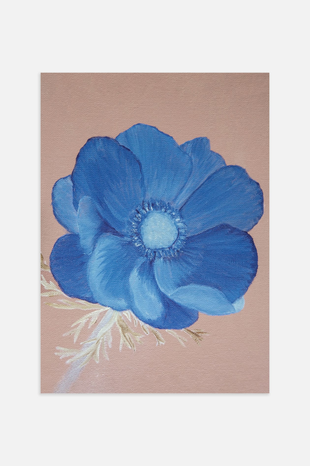 Blue/brown Blue Flower Poster at H&M Home | H&M GB