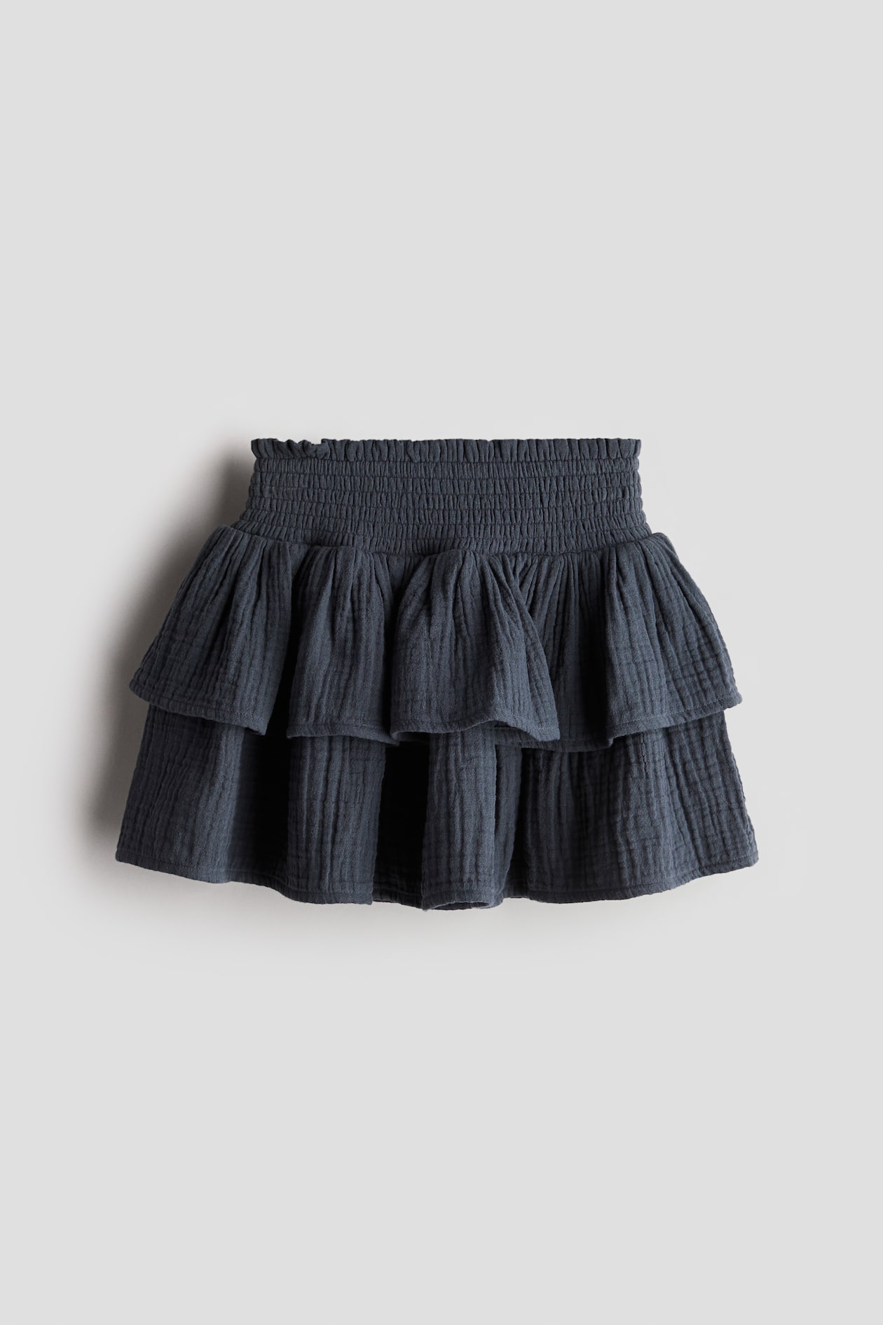 Falda de muselina con olanes - Azul marino - Kids | H&M MX