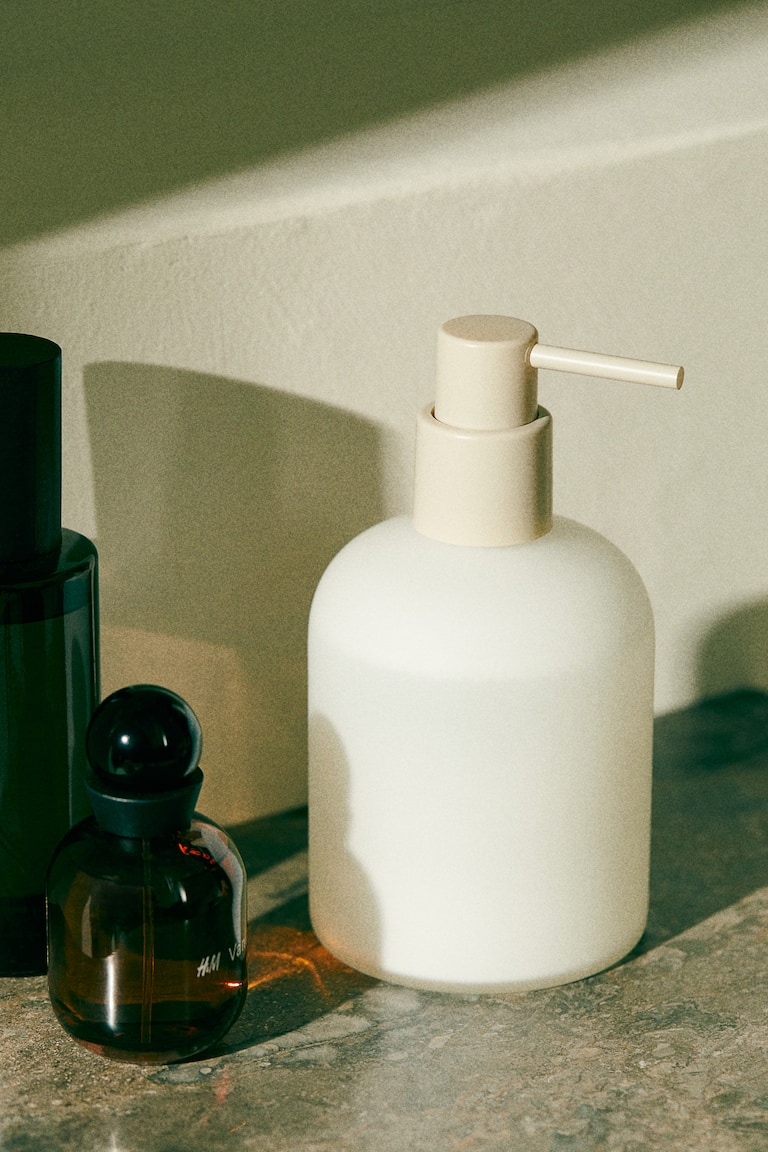 Glass Soap Dispenser - White - Home All | H&M US